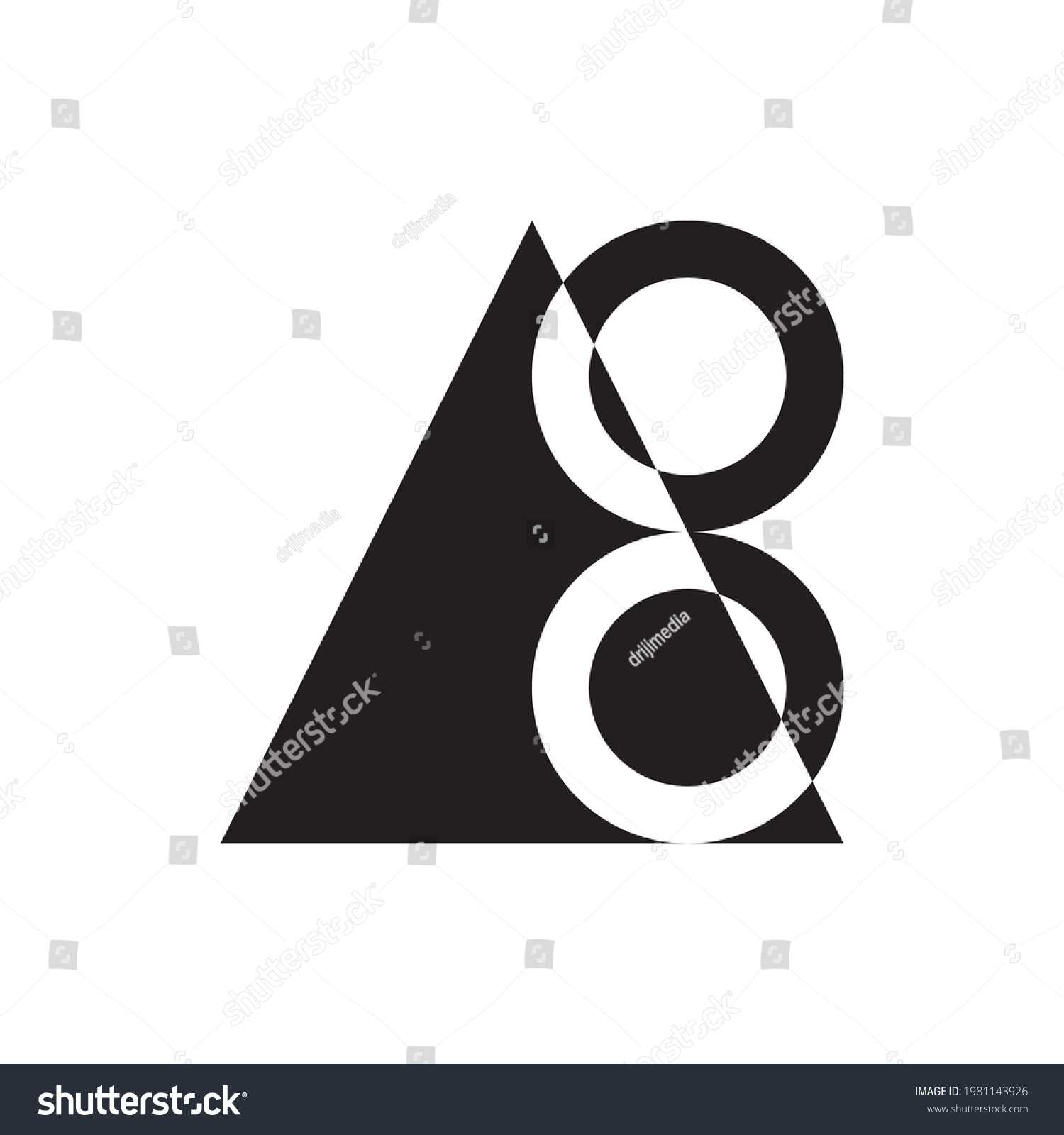 A8 Logo Triangle Number 8 Logo Stock Vector (Royalty Free) 1981143926 ...