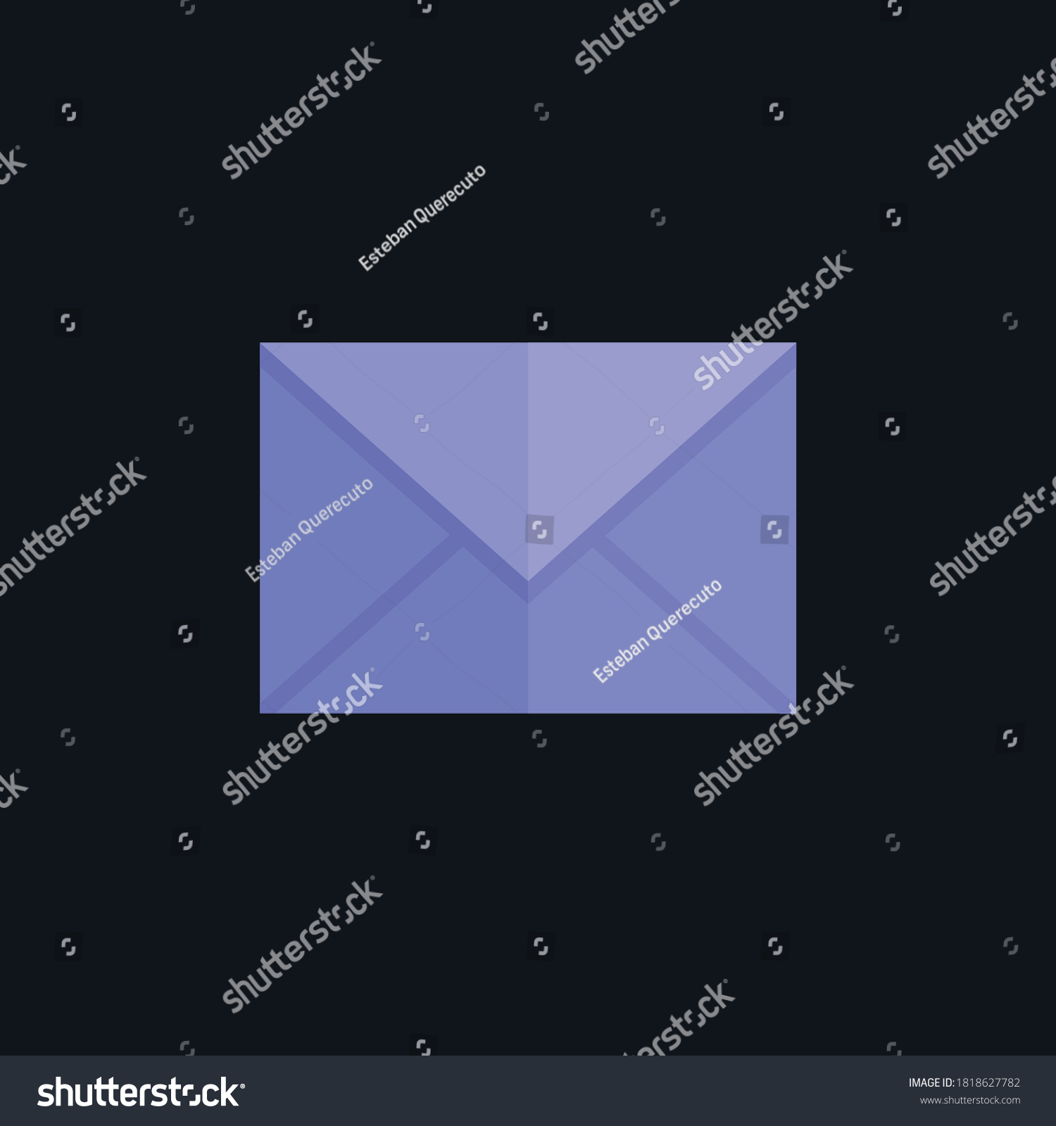 Mail Illustration Work Stock Vector (Royalty Free) 1818627782 ...