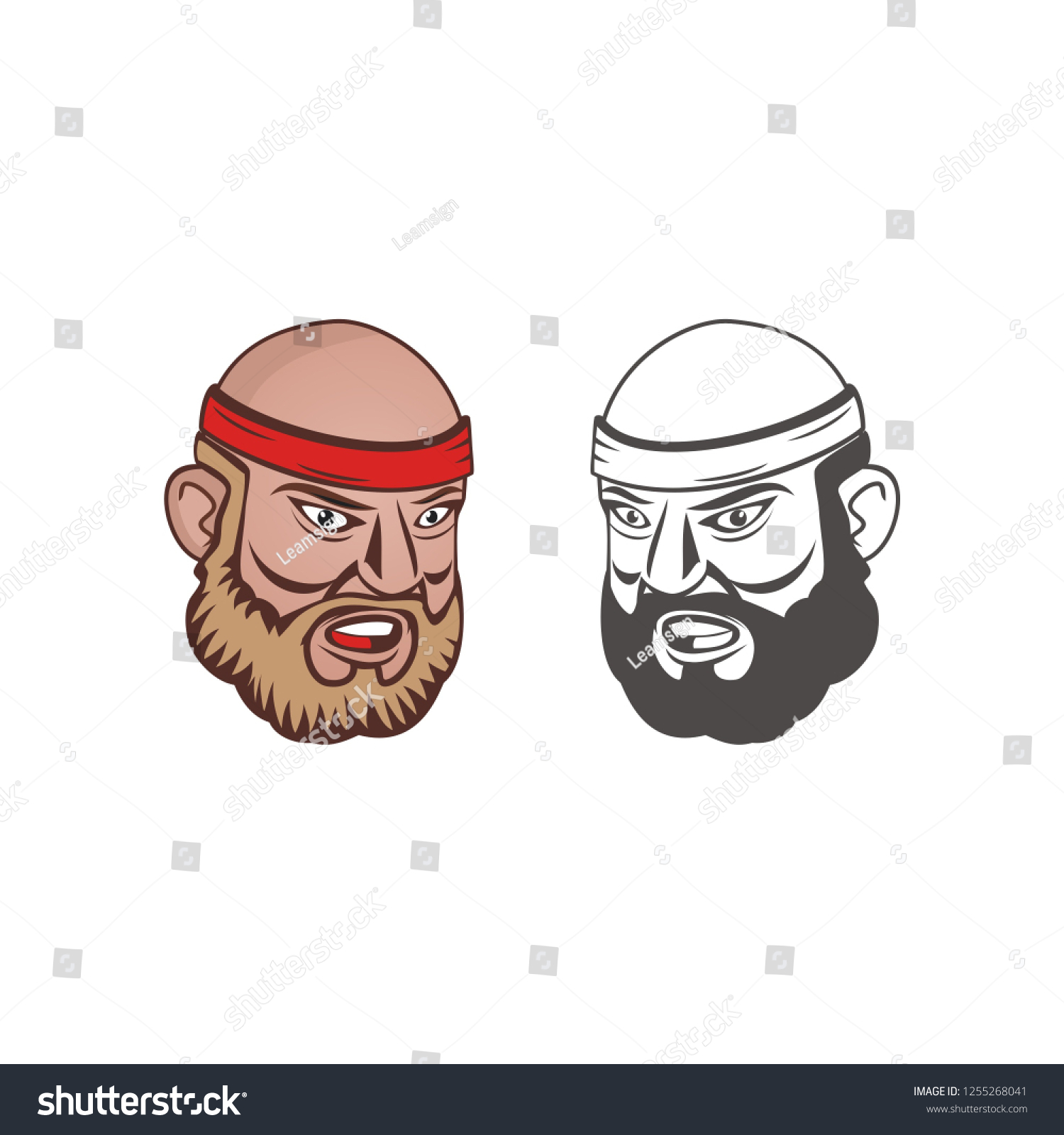 Man Master Cartoon Character Stock Vector (Royalty Free) 1255268041