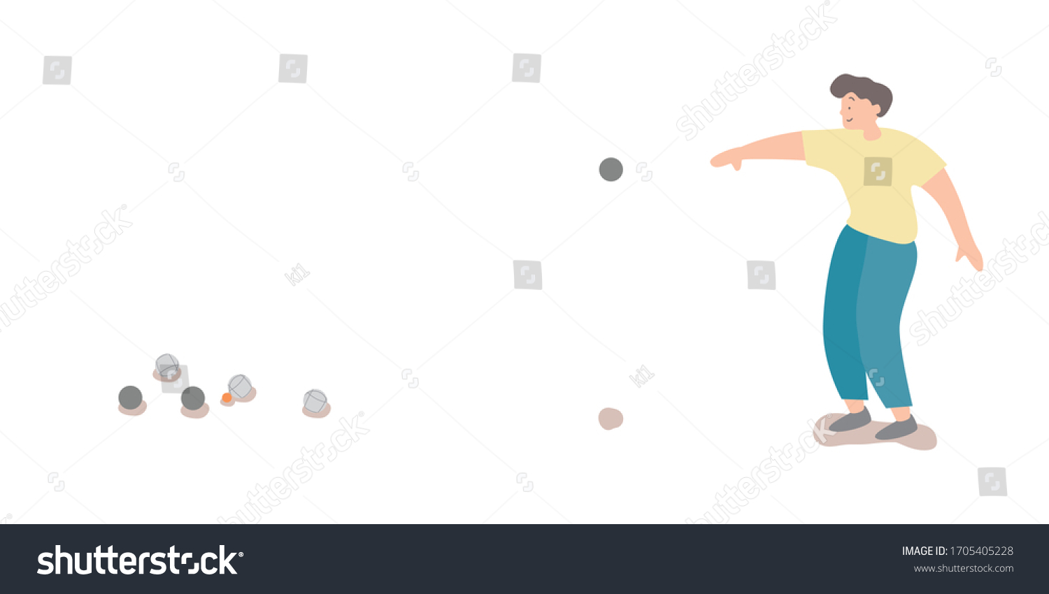 236 Playing petanque Stock Illustrations, Images & Vectors | Shutterstock
