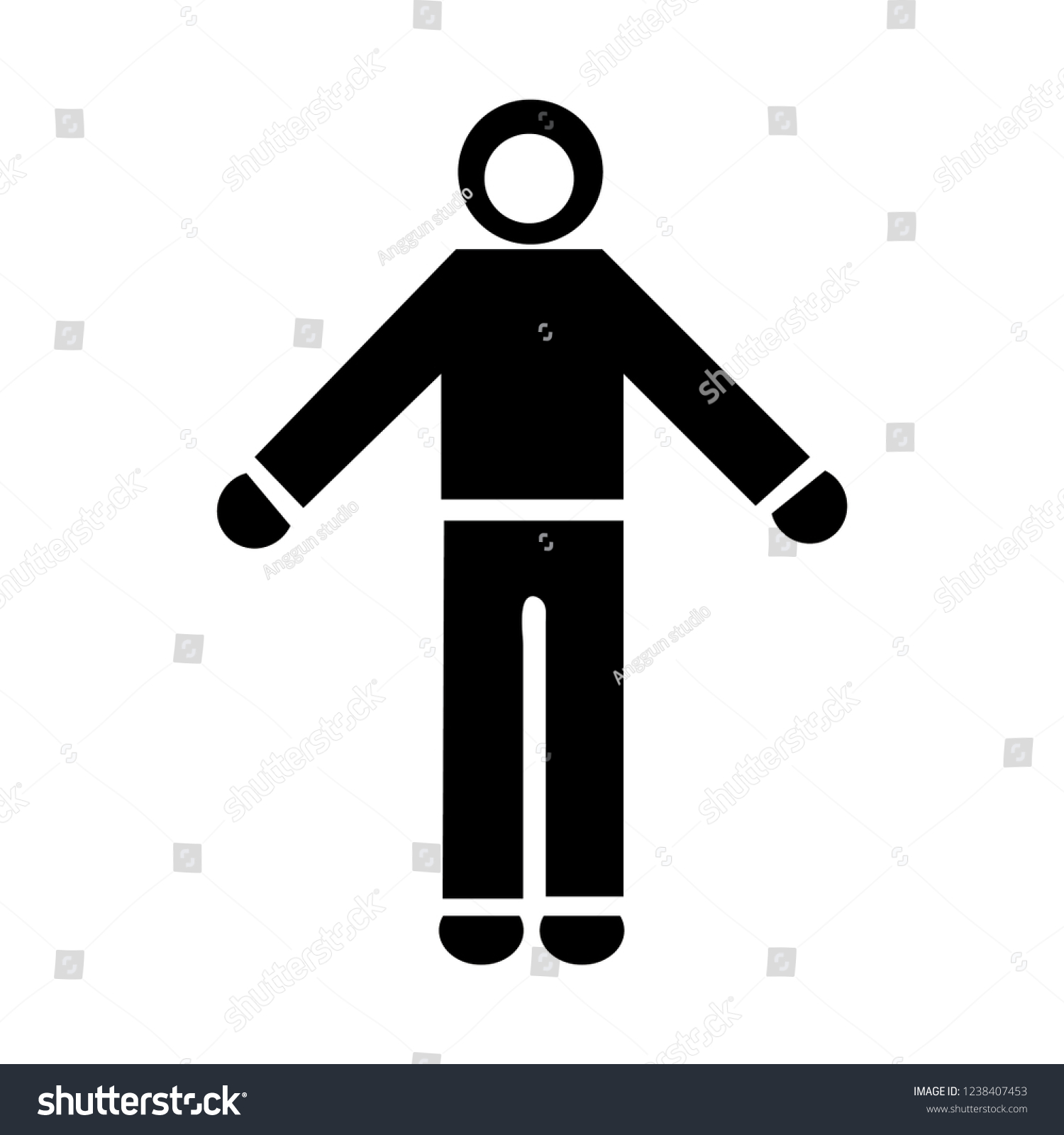 Mans Icon Stock Vector (Royalty Free) 1238407453 | Shutterstock