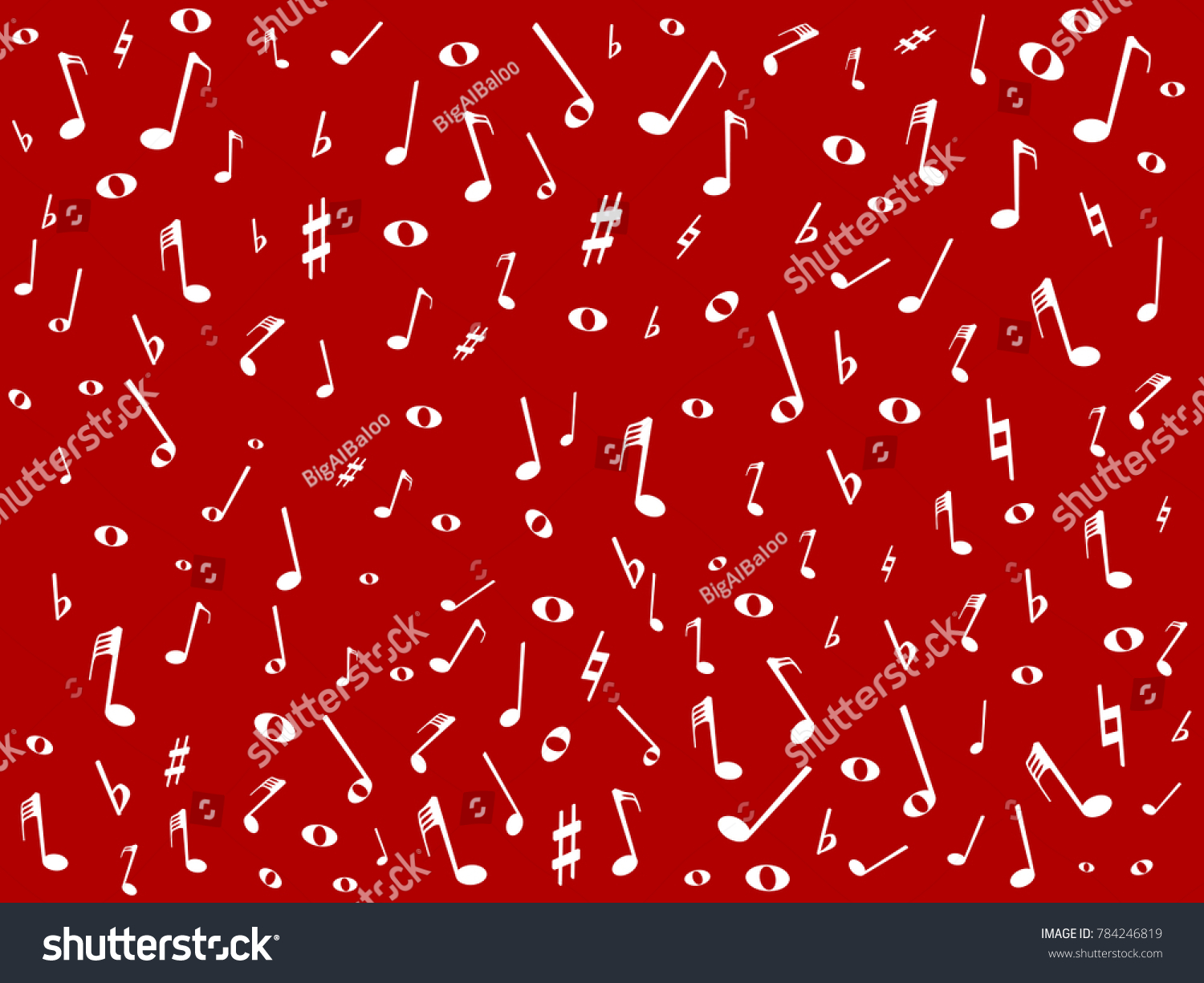 Marron Background Filled White Musical Notes: เวกเตอร์สต็อก (ปลอดค่า ...