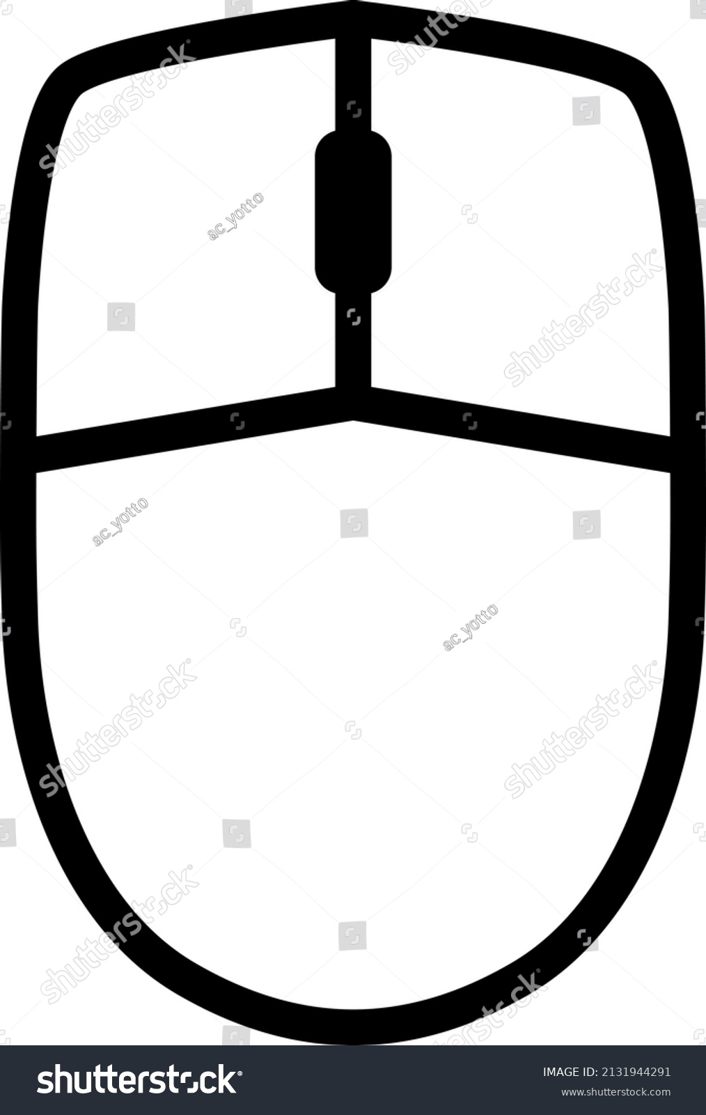 Mouse Isolated Vector Illustration Stock Vector (Royalty Free ...