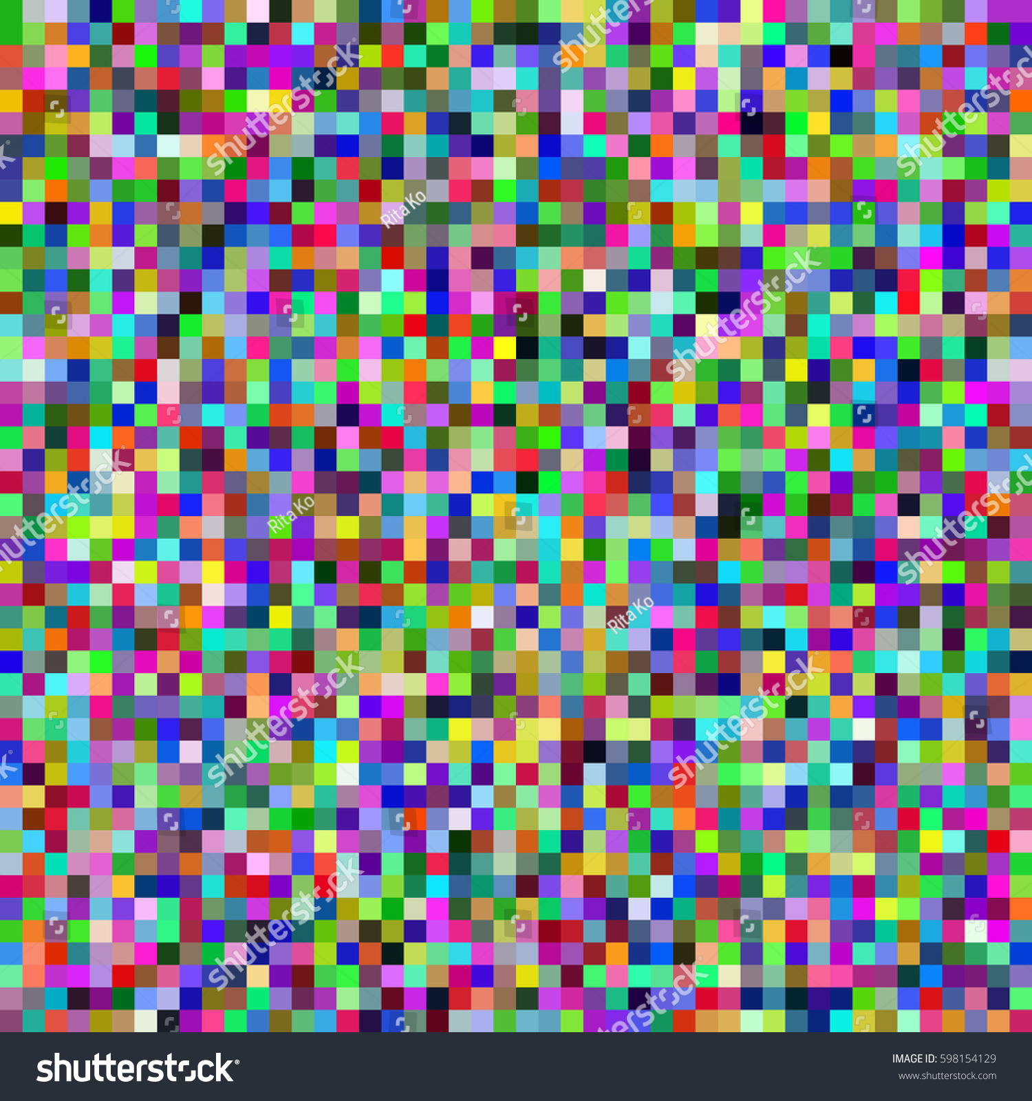 Pattern Pixels Vector Graphics Stock Vector (Royalty Free) 598154129 ...