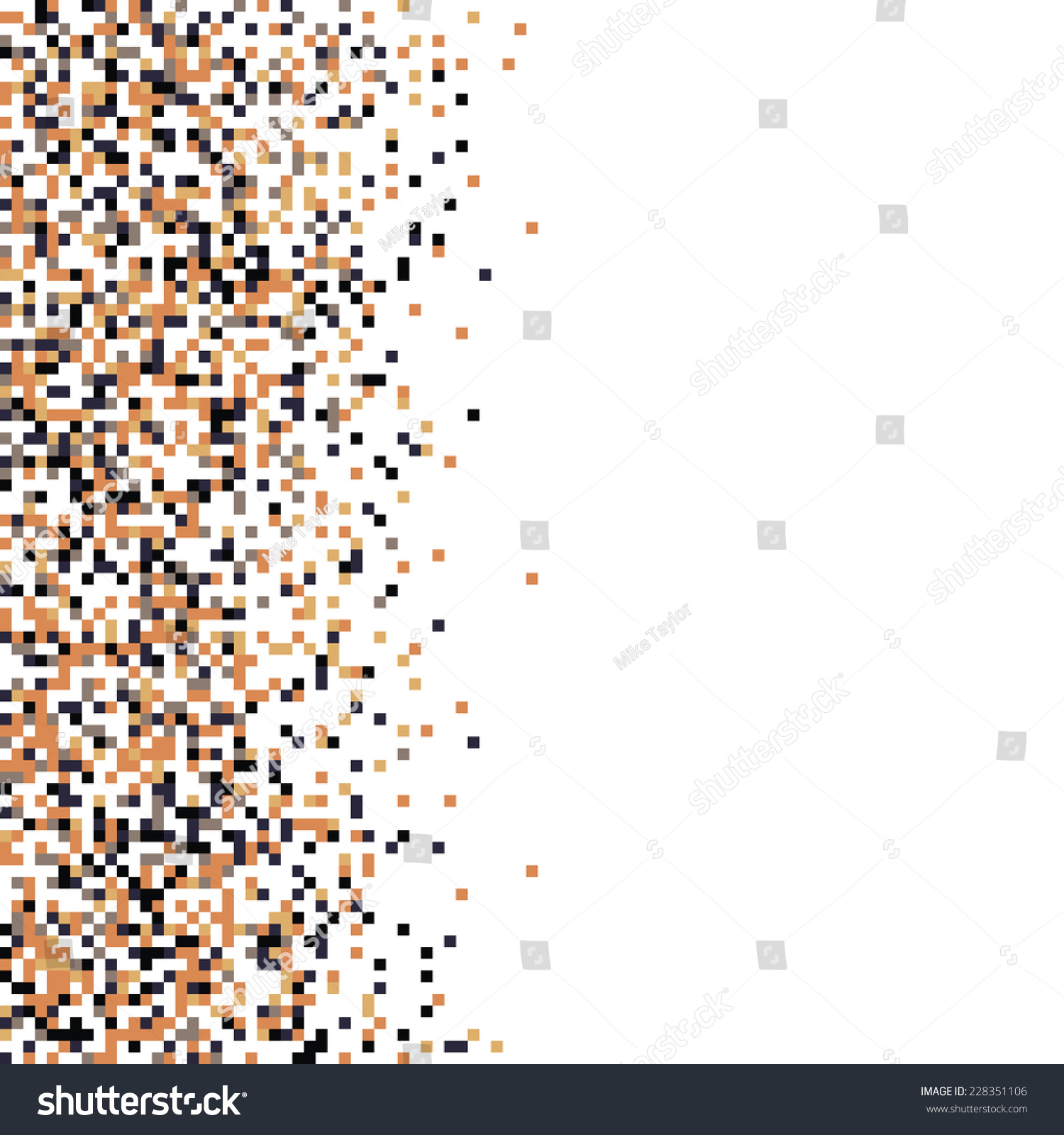 Pixel Art Vector Background Over White Stock Vector (Royalty Free ...