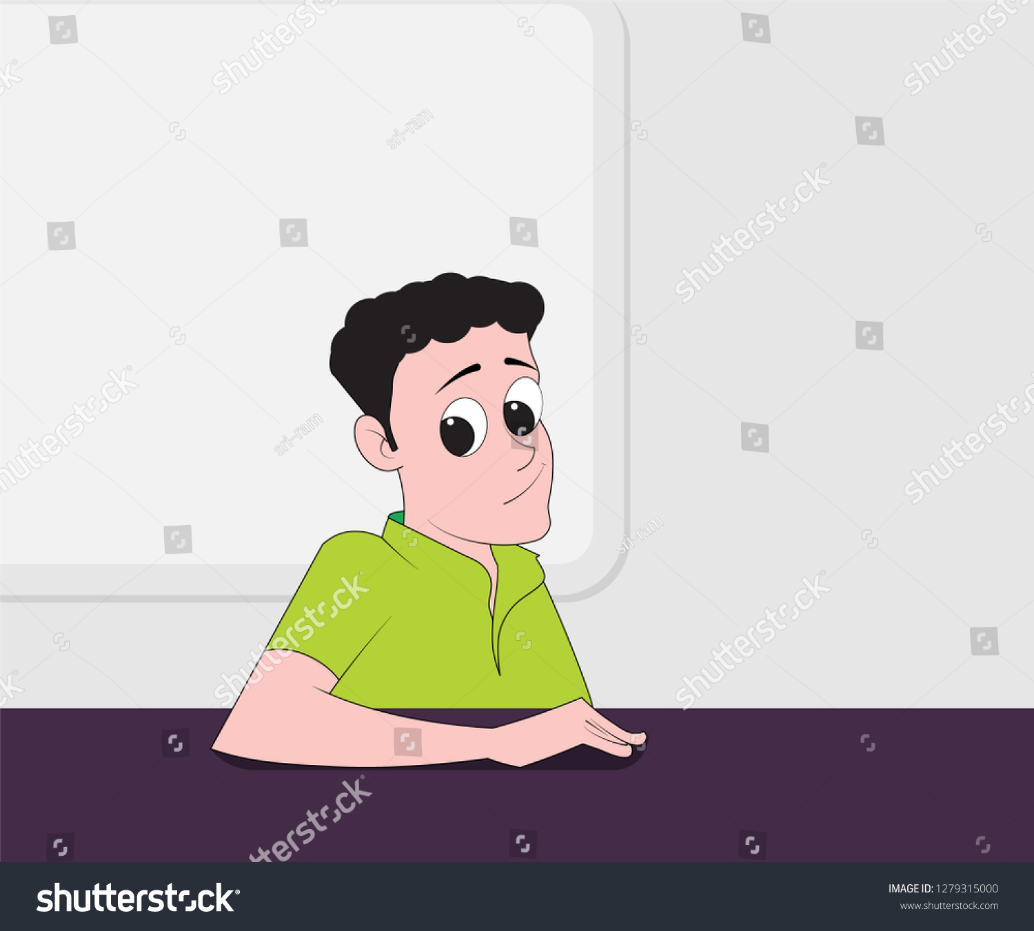 Quick Peek Look Stock Vector (Royalty Free) 1279315000 | Shutterstock