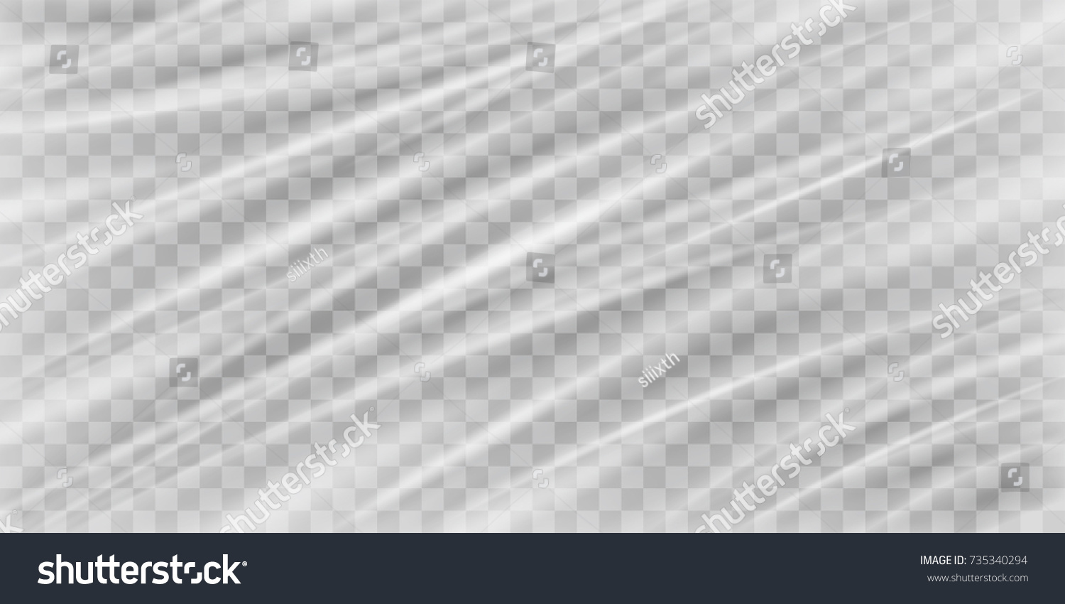 Real Transparent Plastic Warp Texture Background Stock Vector (Royalty ...