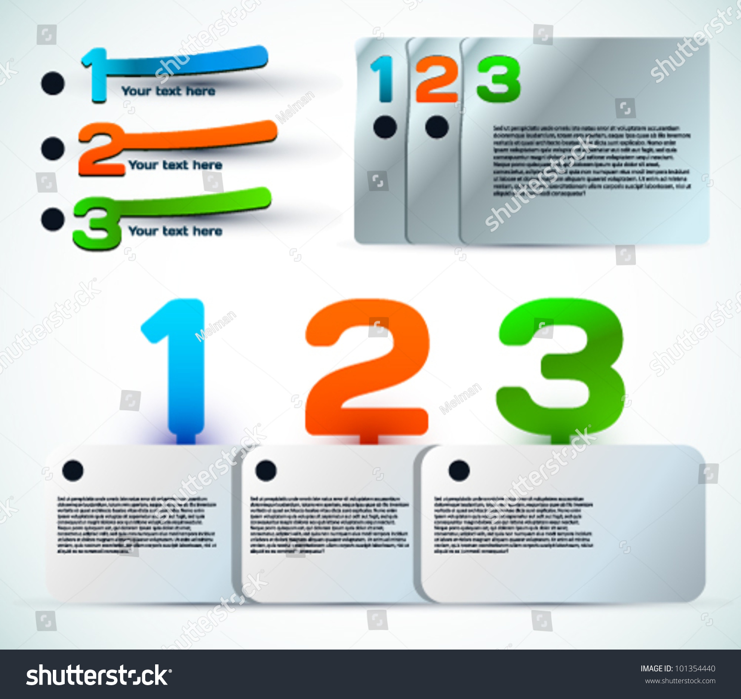 Set Vector Multiple Choice Stickers: เวกเตอร์สต็อก (ปลอดค่าลิขสิทธิ์ ...