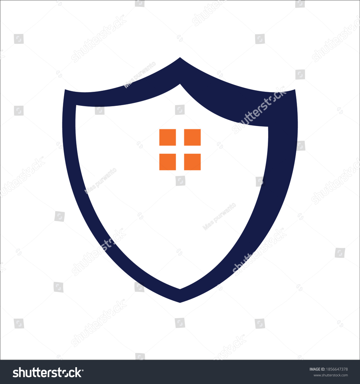Shield House Design Creative Logo Vector Stock Vector (Royalty Free ...