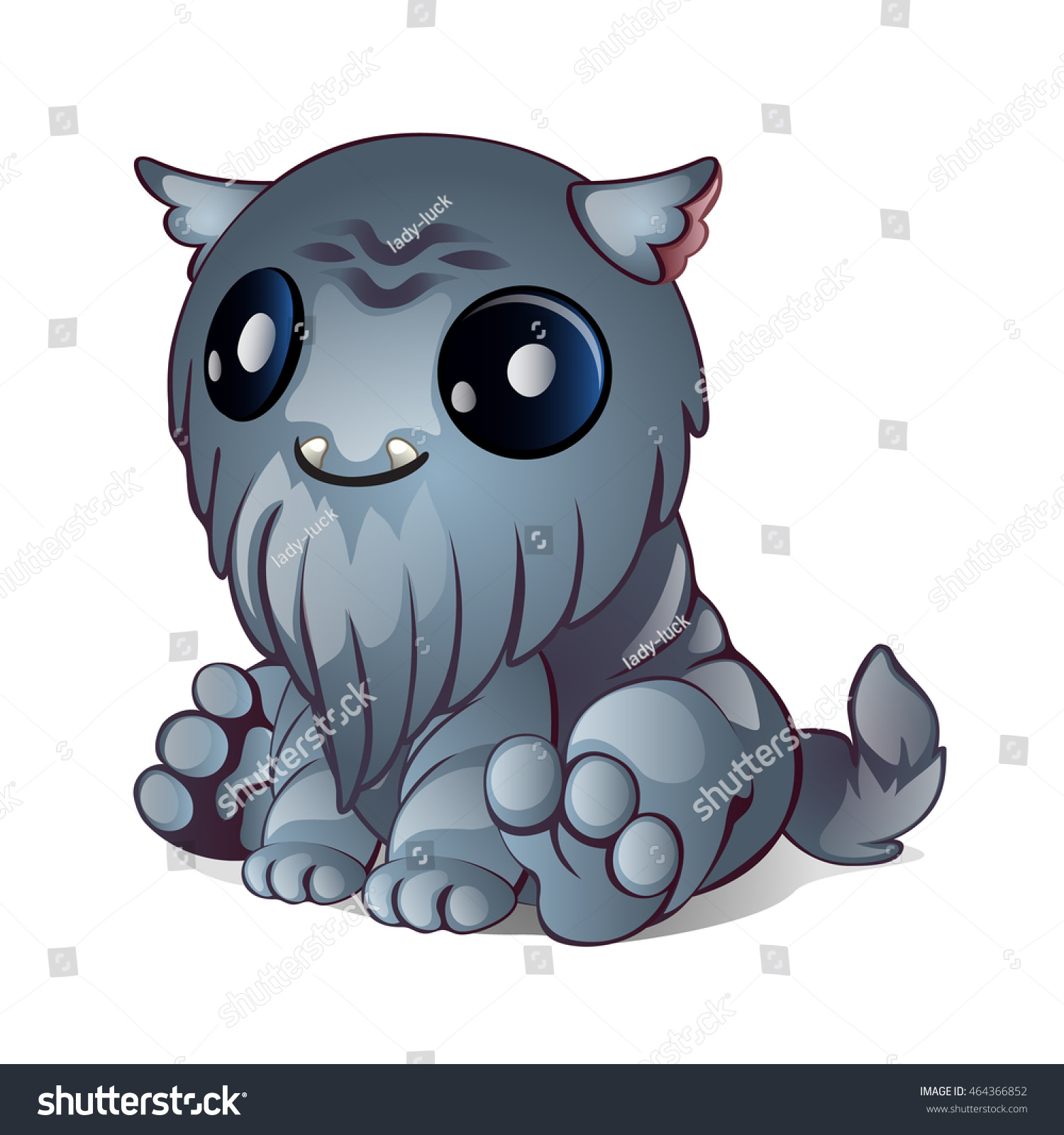 Small Fantasy Creature Vector Illustration Stock Vector (Royalty Free ...