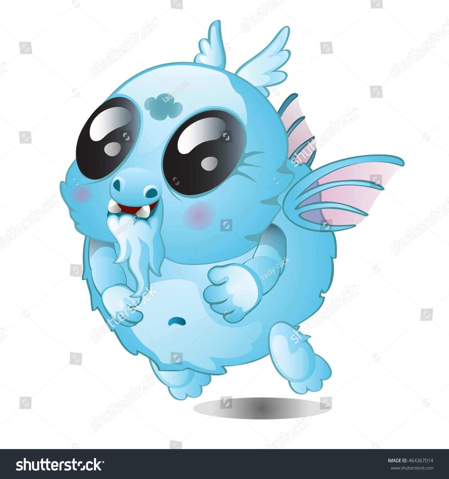 Small Fantasy Creature Vector Illustration Stock Vector (Royalty Free ...