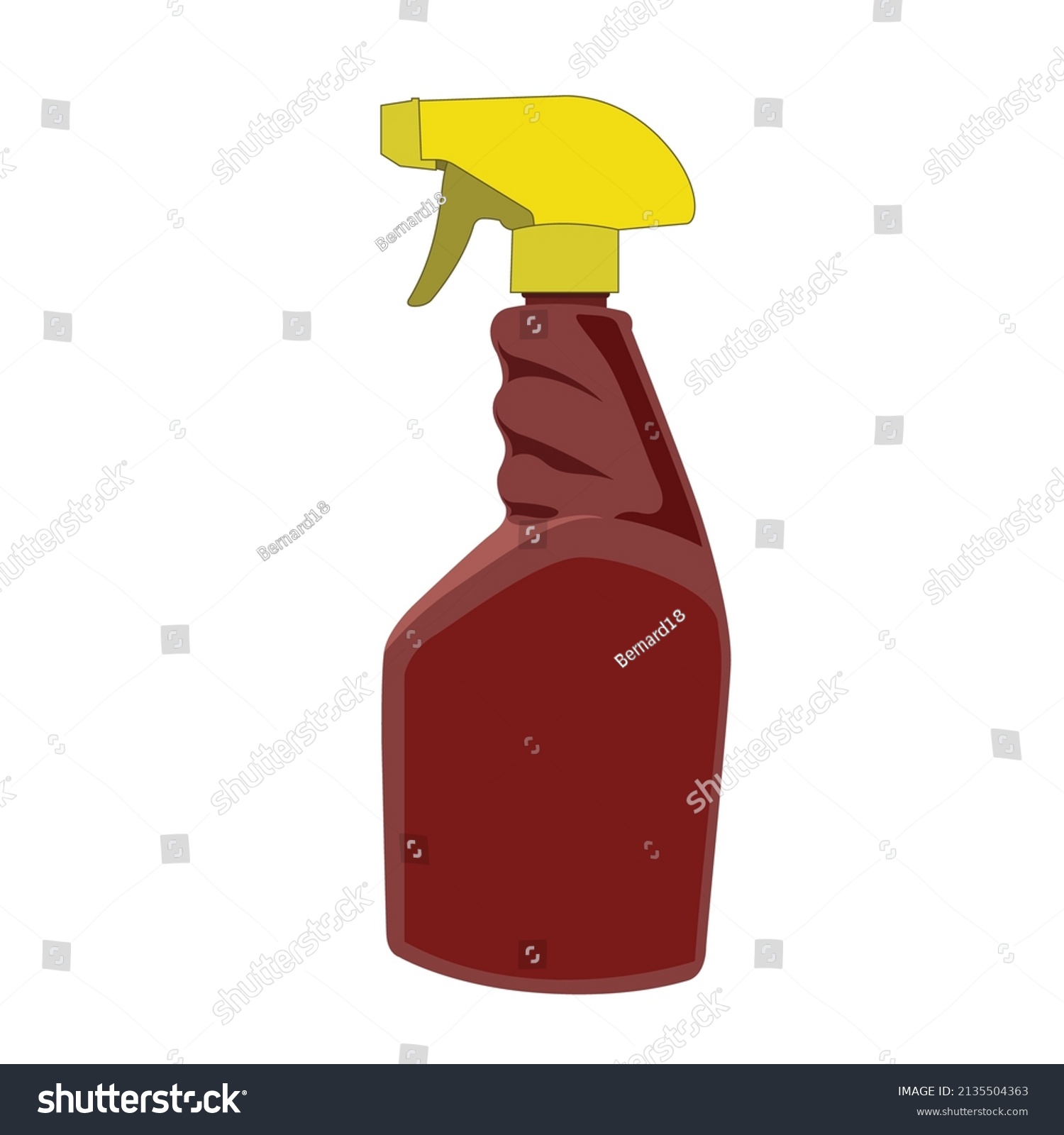 Sprayer Mockup Vector Image Product Stock Vector (Royalty Free ...