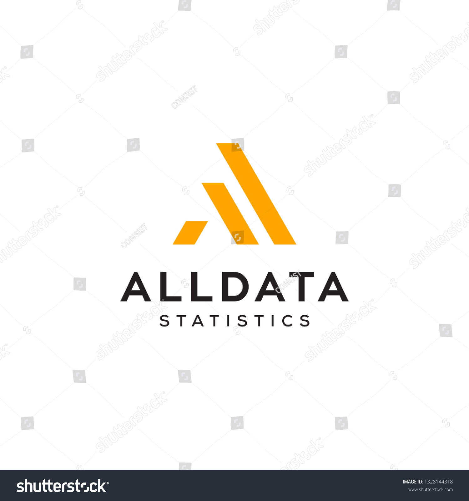 Statistics Logo Design Stock Vector (Royalty Free) 1328144318 ...