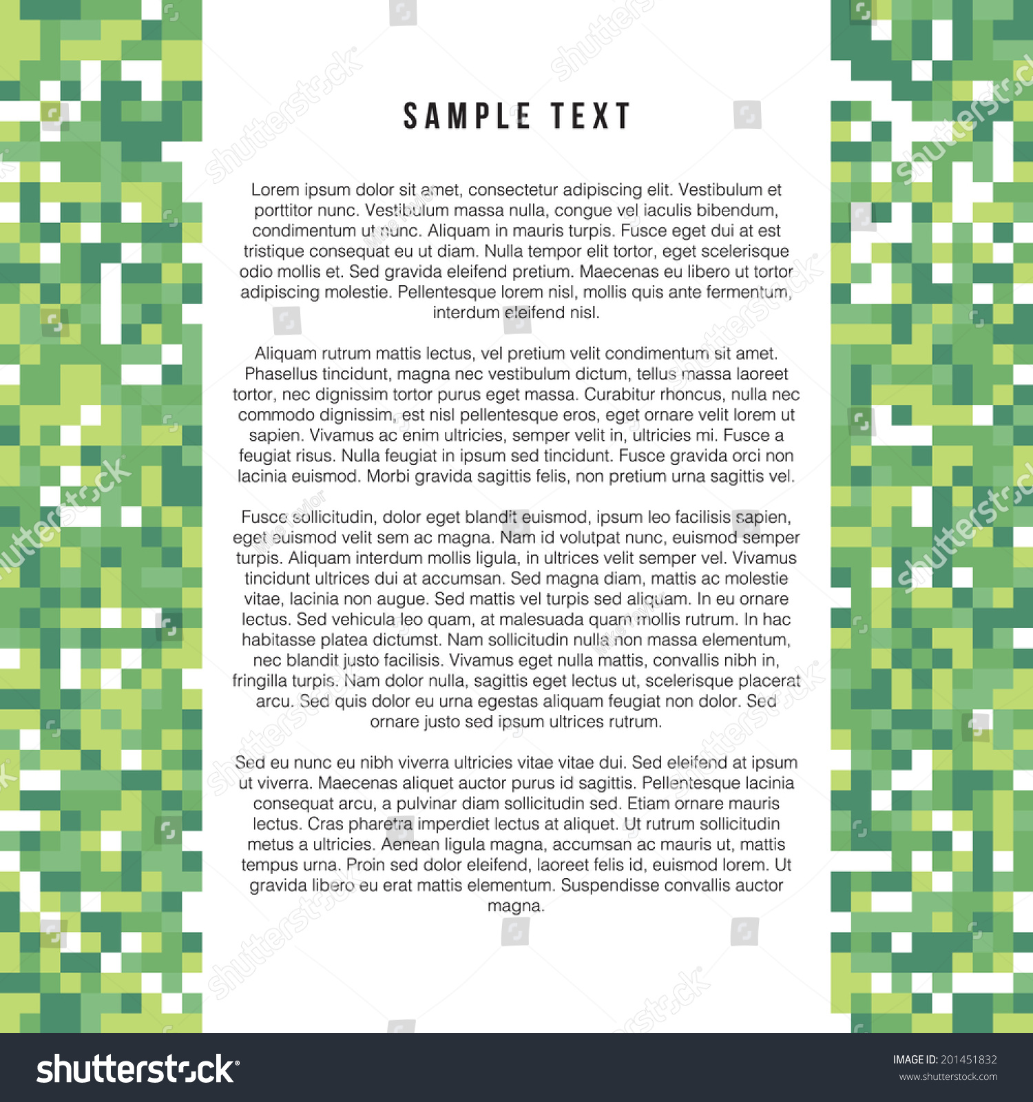 Vector Layout Design Pixel Art Style Stock Vector (Royalty Free ...
