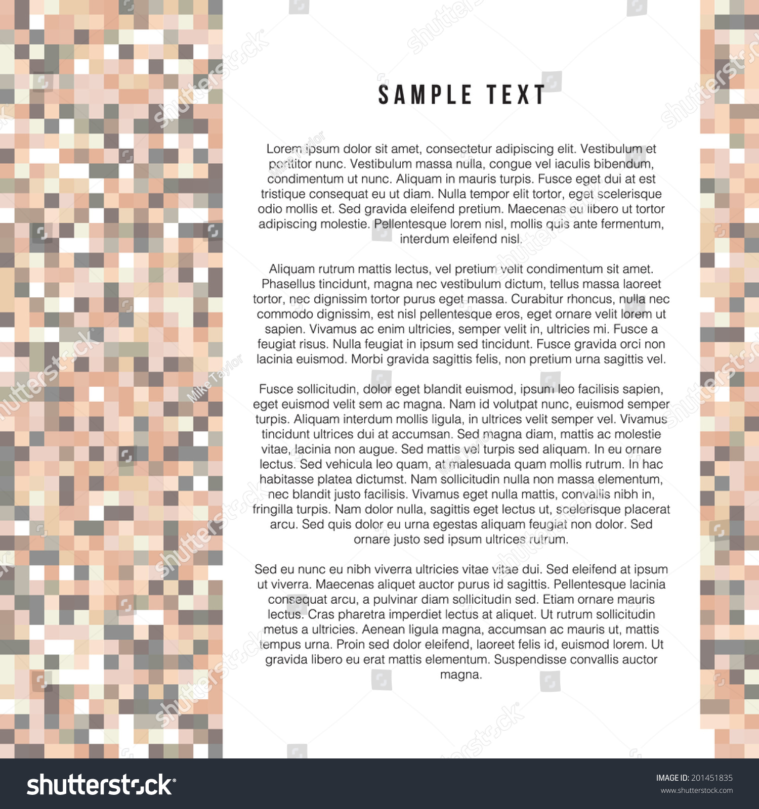 Vector Layout Design Pixel Art Style Stock Vector (Royalty Free ...