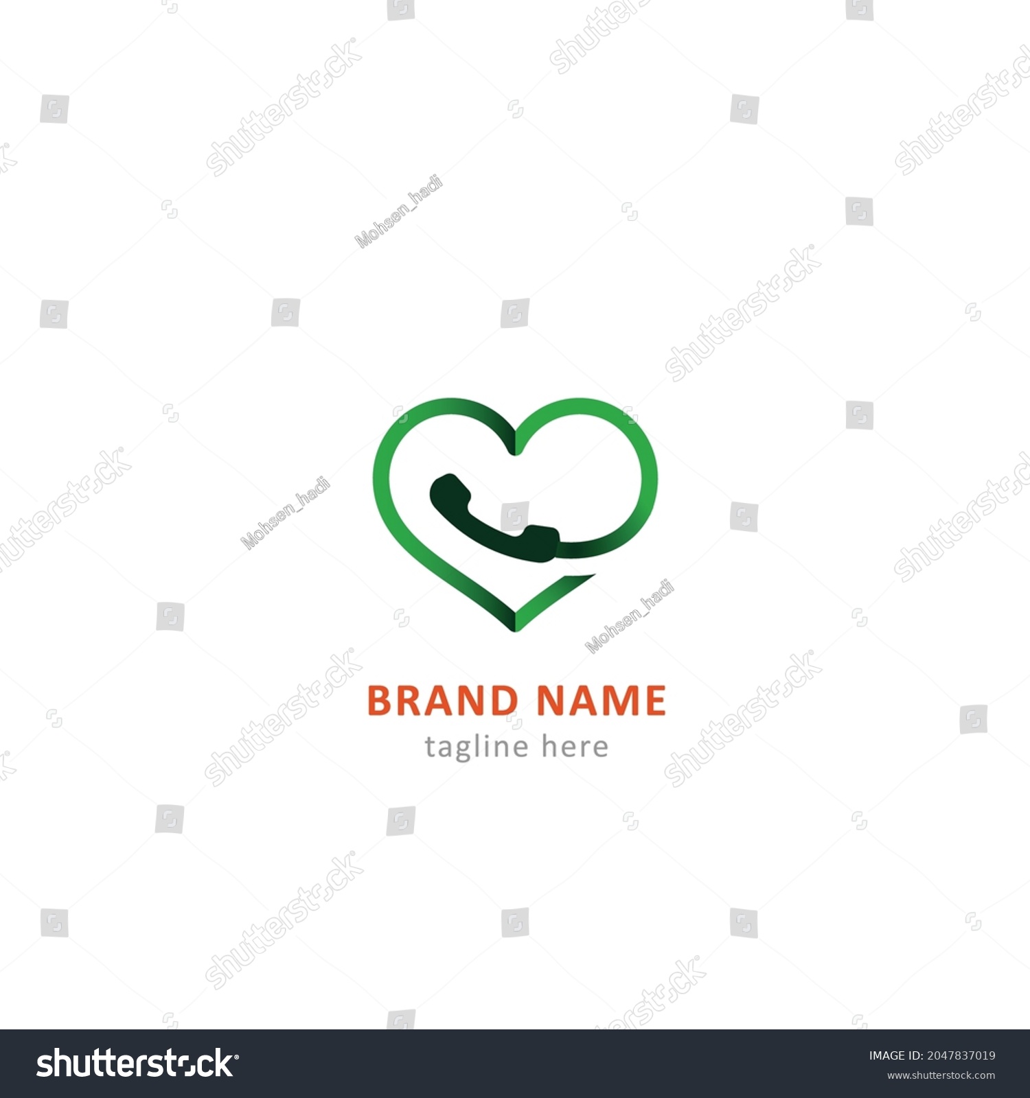 Vector Logo Telemedicine Services Stock Vector (Royalty Free ...