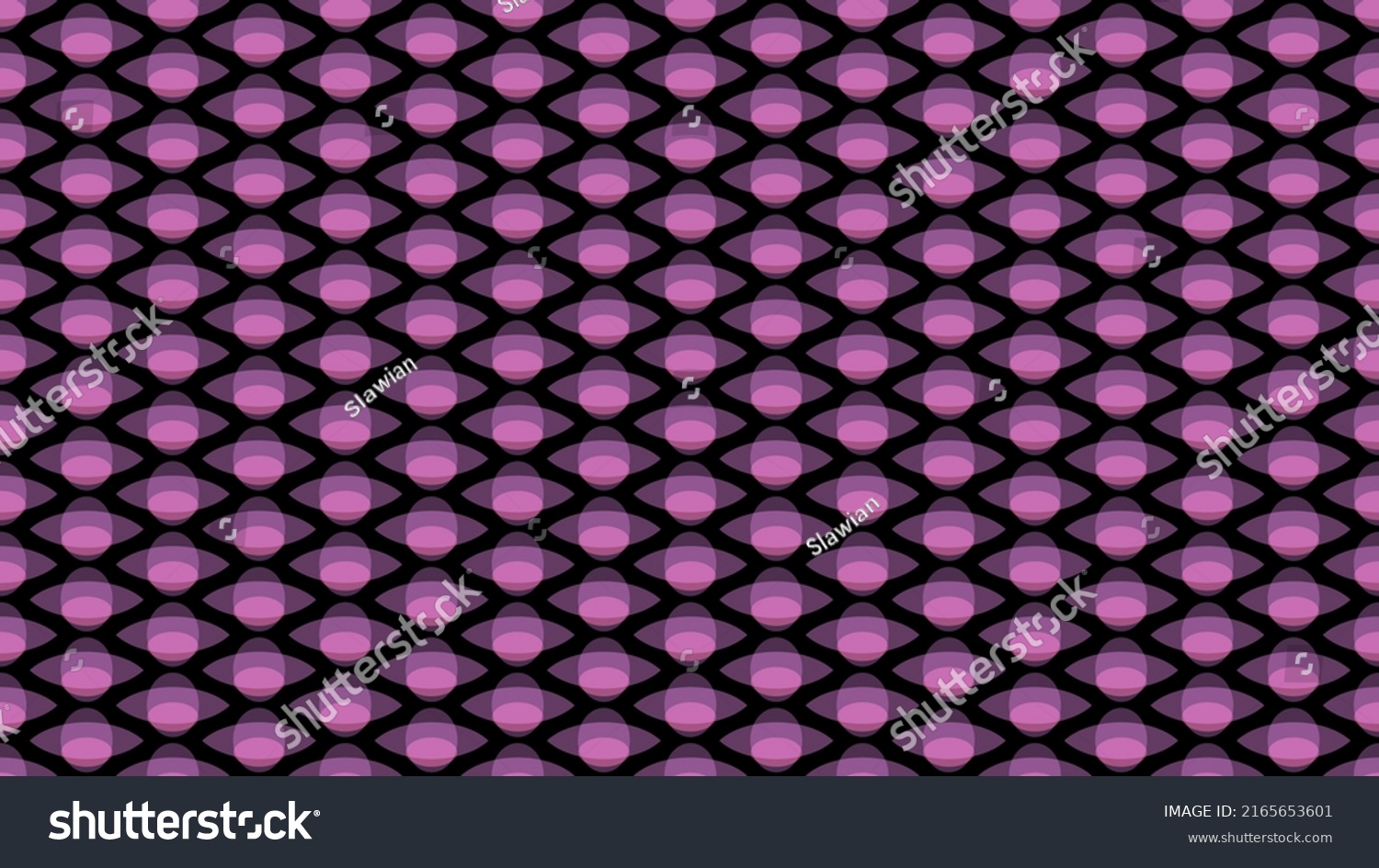 Vector Seamless Texture Composed Ellipses Stock Vector (Royalty Free ...