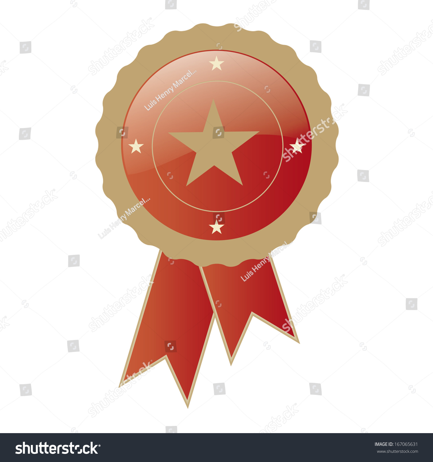 Vector Vintage Stylish Red Label Isolated Stock Vector (Royalty Free ...