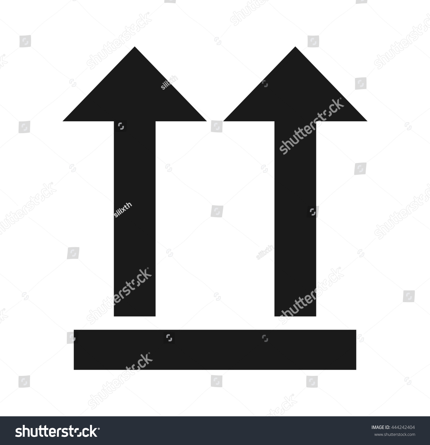 Vertical Lift Object Icon Stock Vector (Royalty Free) 444242404 ...