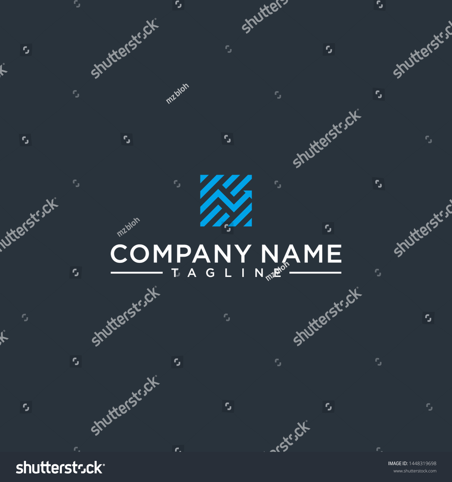 Very Simple Nshaped Creative Design Line Stock Vector (Royalty Free ...