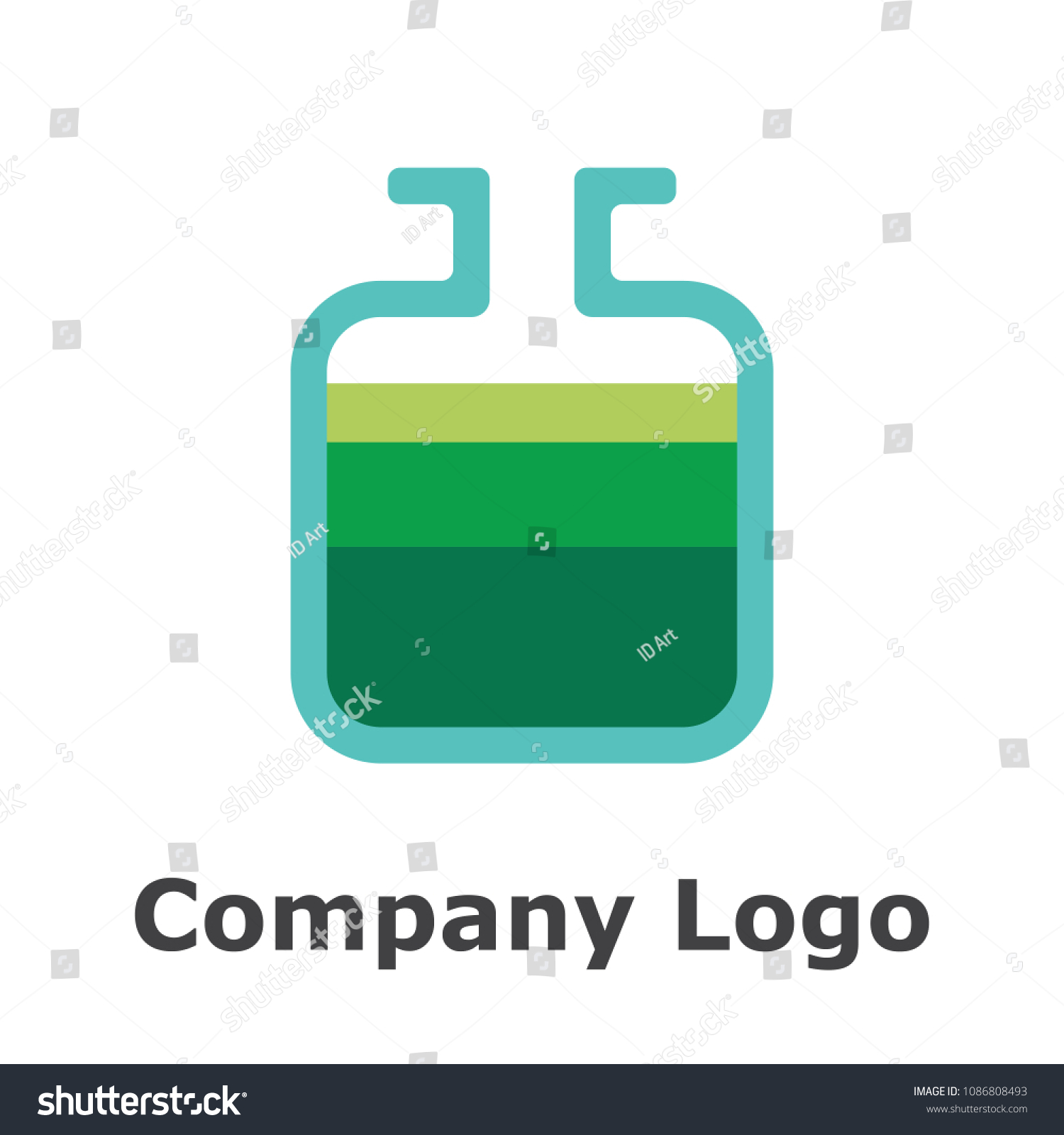 Vial Logo Concept Stock Vector (Royalty Free) 1086808493