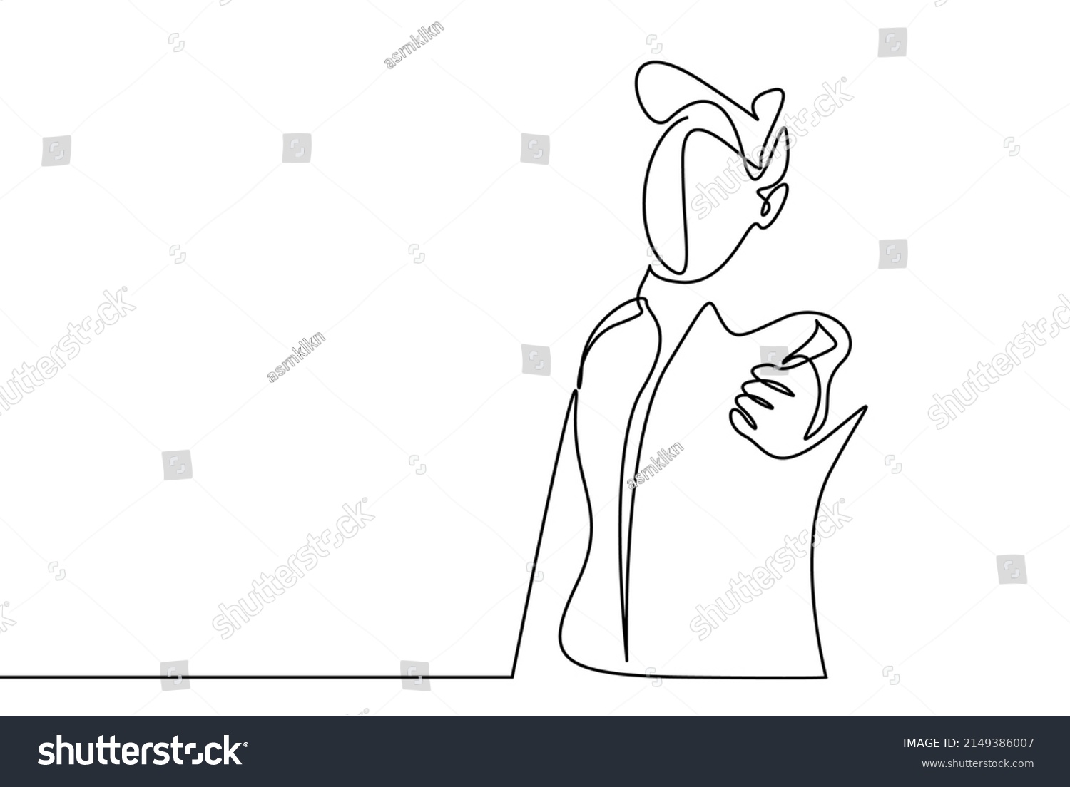 Young Man Positively Extends His Hand Stock Vector (Royalty Free ... Young Man Positively Extends His Hand Stock Vector (Royalty Free ...