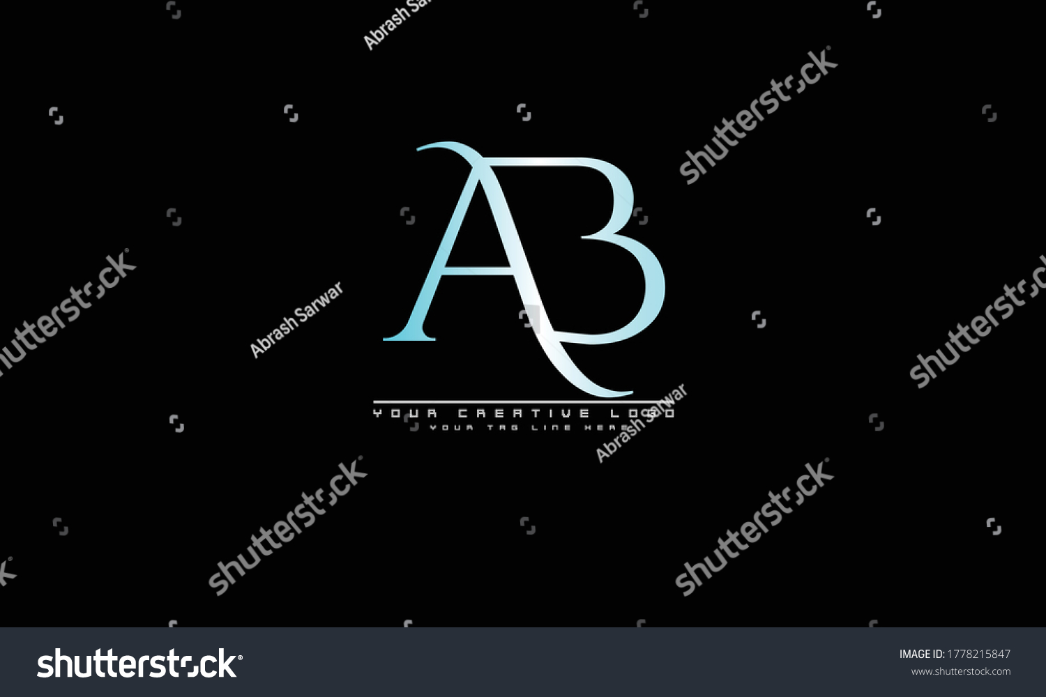 417 Monogram ab connected Images, Stock Photos & Vectors | Shutterstock