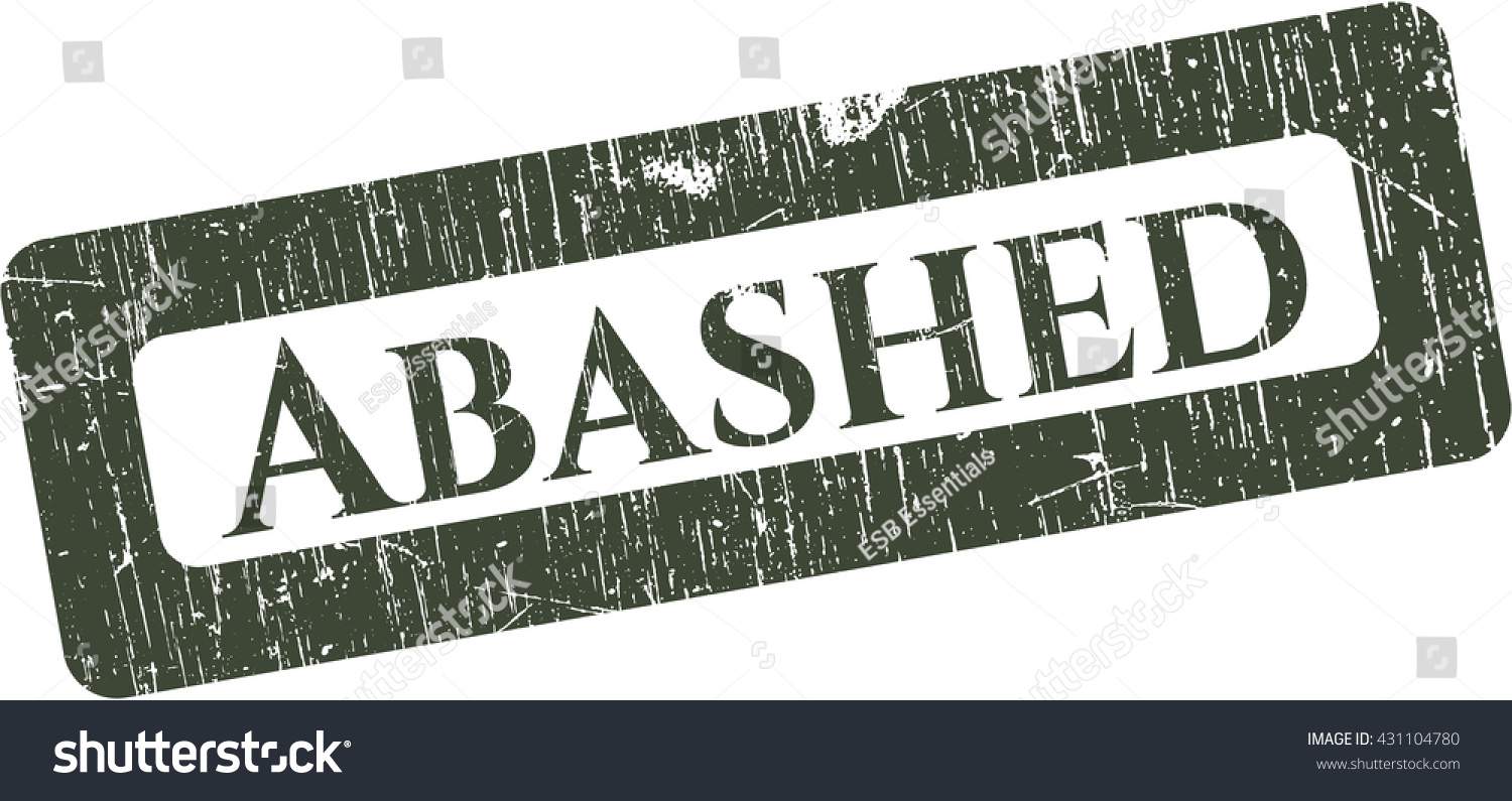 Abashed Rubber Stamp Grunge Texture Stock Vector (Royalty Free ...