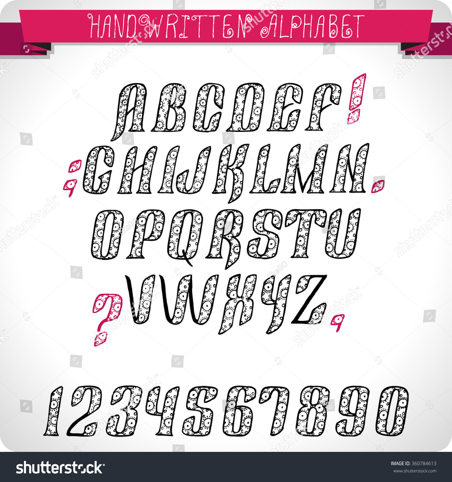 Abc Concept Typography Design Alphabet Vector Stock Vector (Royalty ...