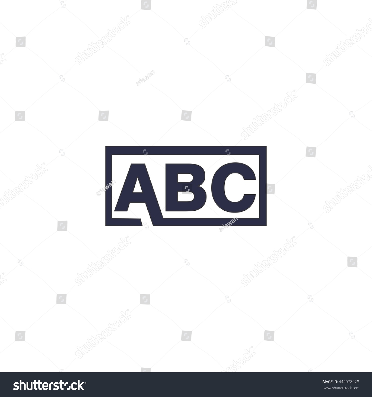 Abc Logo Stock Vector (Royalty Free) 444078928 | Shutterstock
