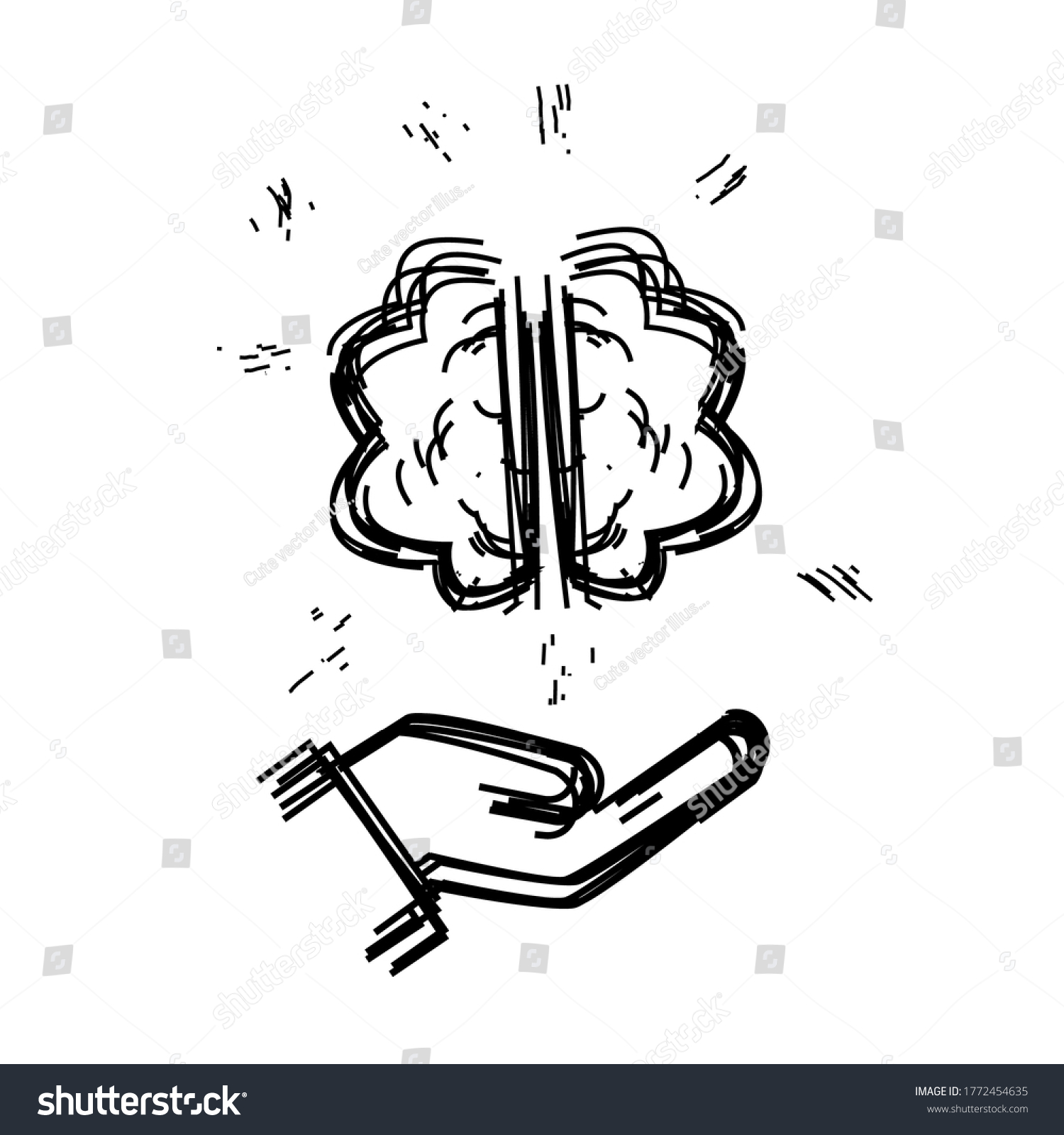 Ability Concept Illustration Line Drawing Stock Vector (Royalty Free ...