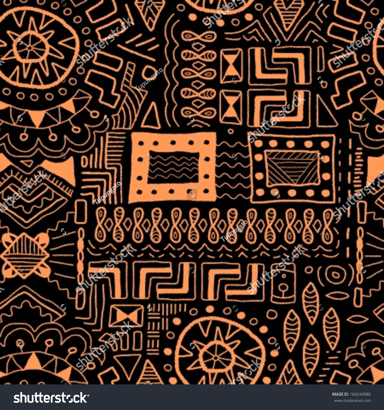 Aboriginal Art Background Indigenous African Patterns Stock Vector ...