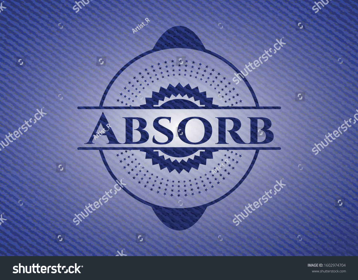 Absorb Jean Background Vector Illustration Detailed Stock Vector ...
