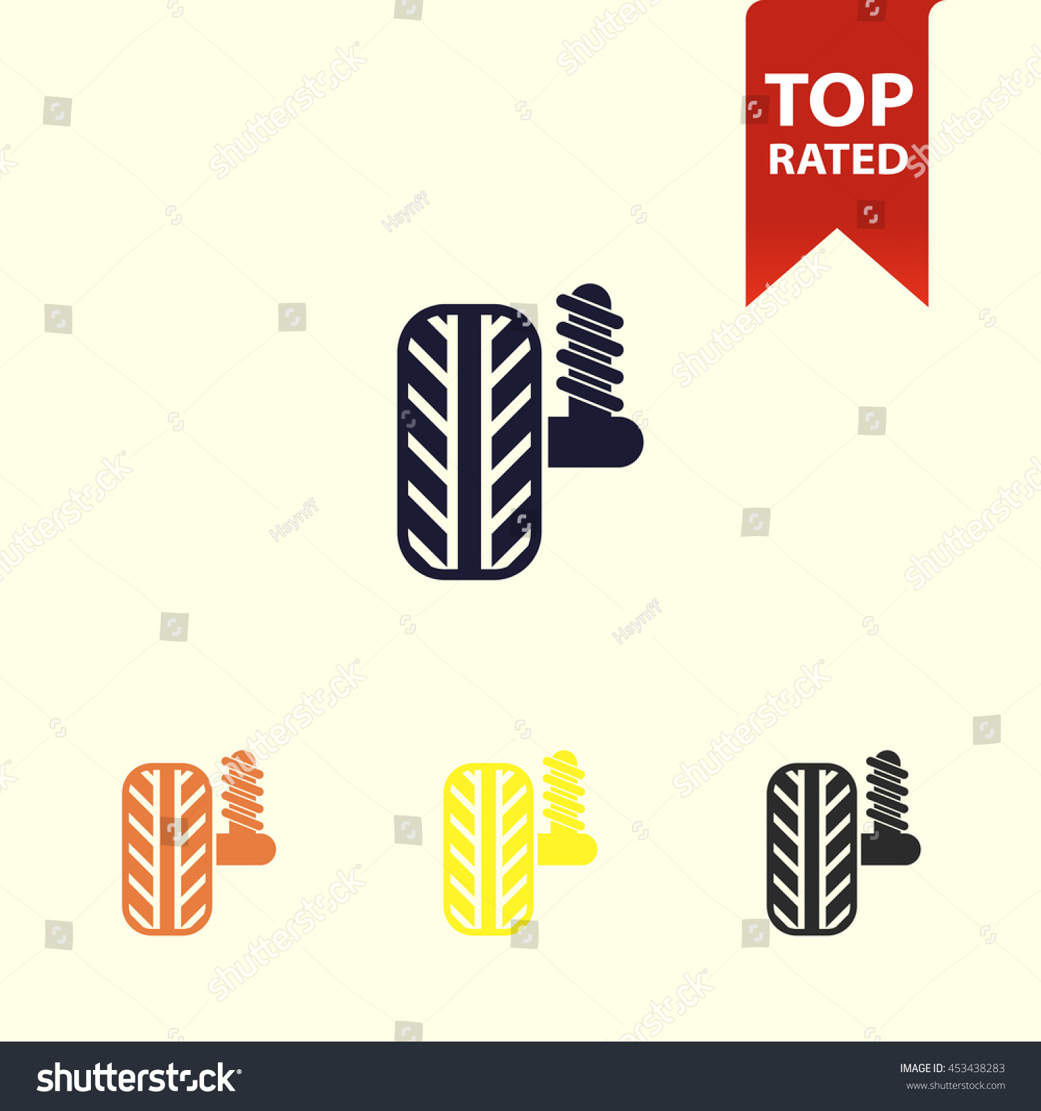 Absorber Icon Stock Vector (Royalty Free) 453438283 | Shutterstock