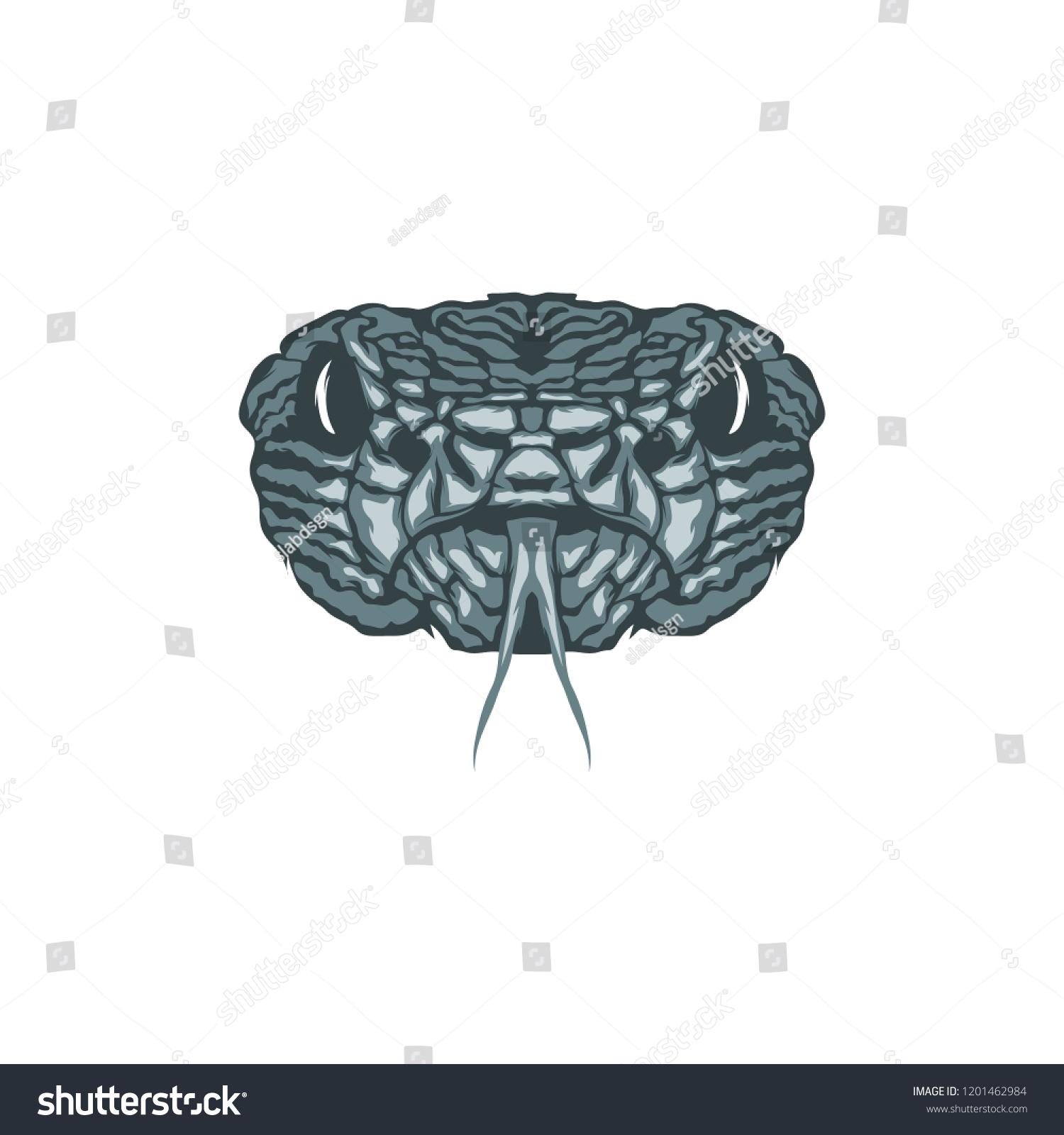 Abstract Animal Head Logo Vector Stock Vector (Royalty Free) 1201462984 ...
