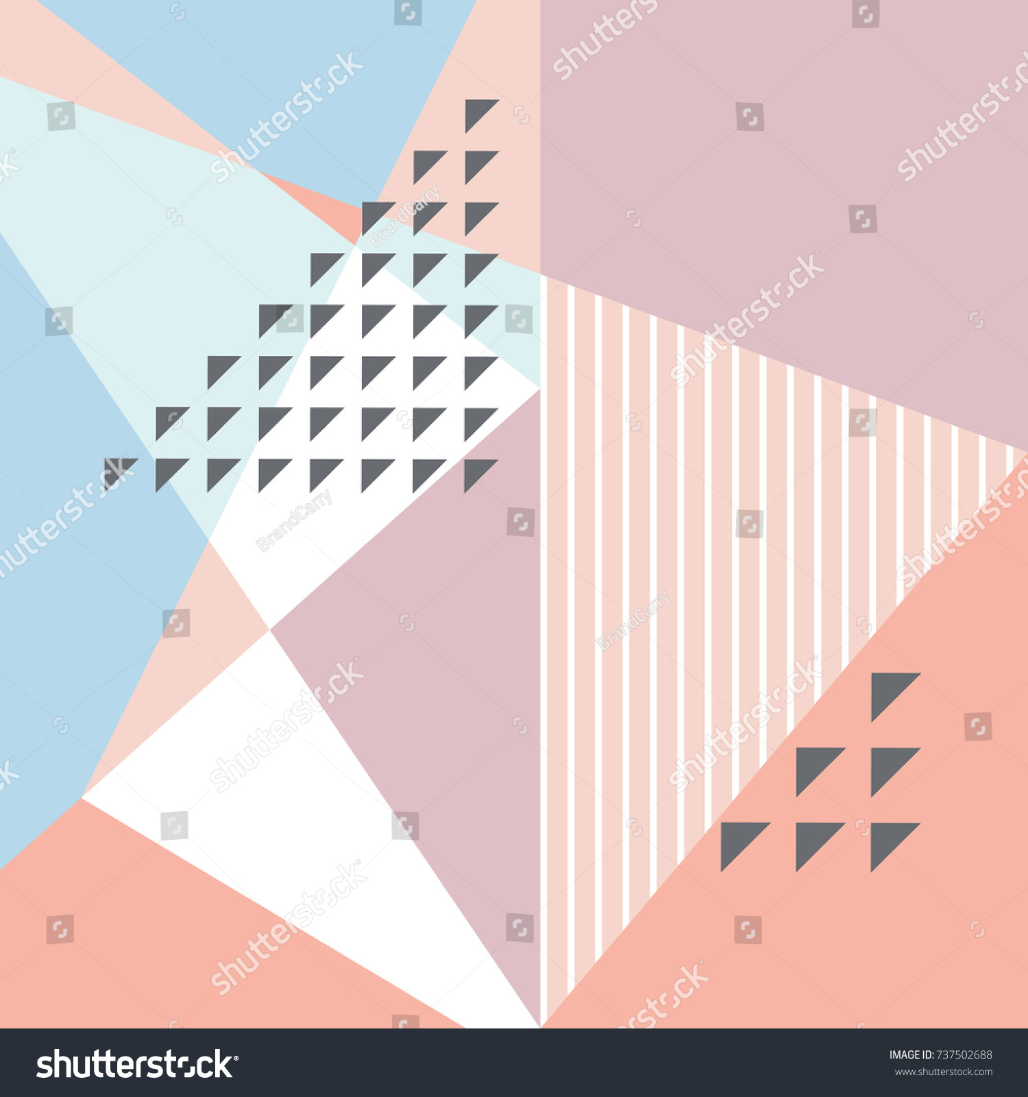 Abstract Art Board Geometric Background Vector Stock Vector (Royalty ...