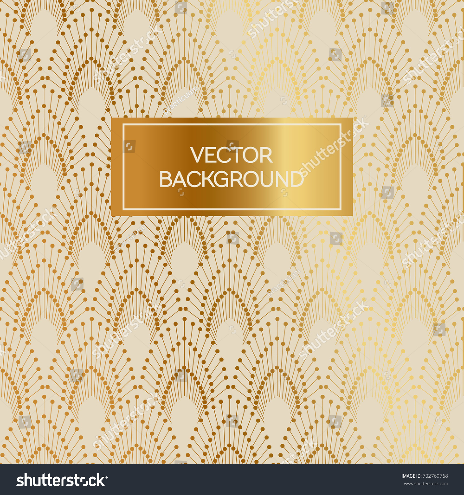 Abstract Art Deco Design Pattern Background Stock Vector (Royalty Free ...