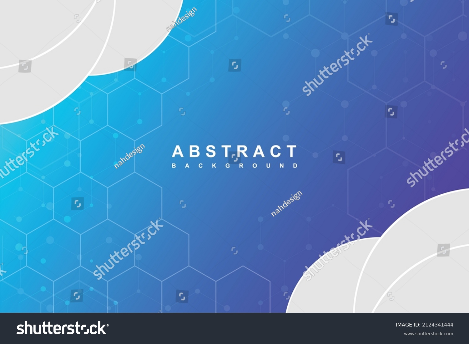 Abstract Background Blue White Gradient Stock Vector (Royalty Free ...