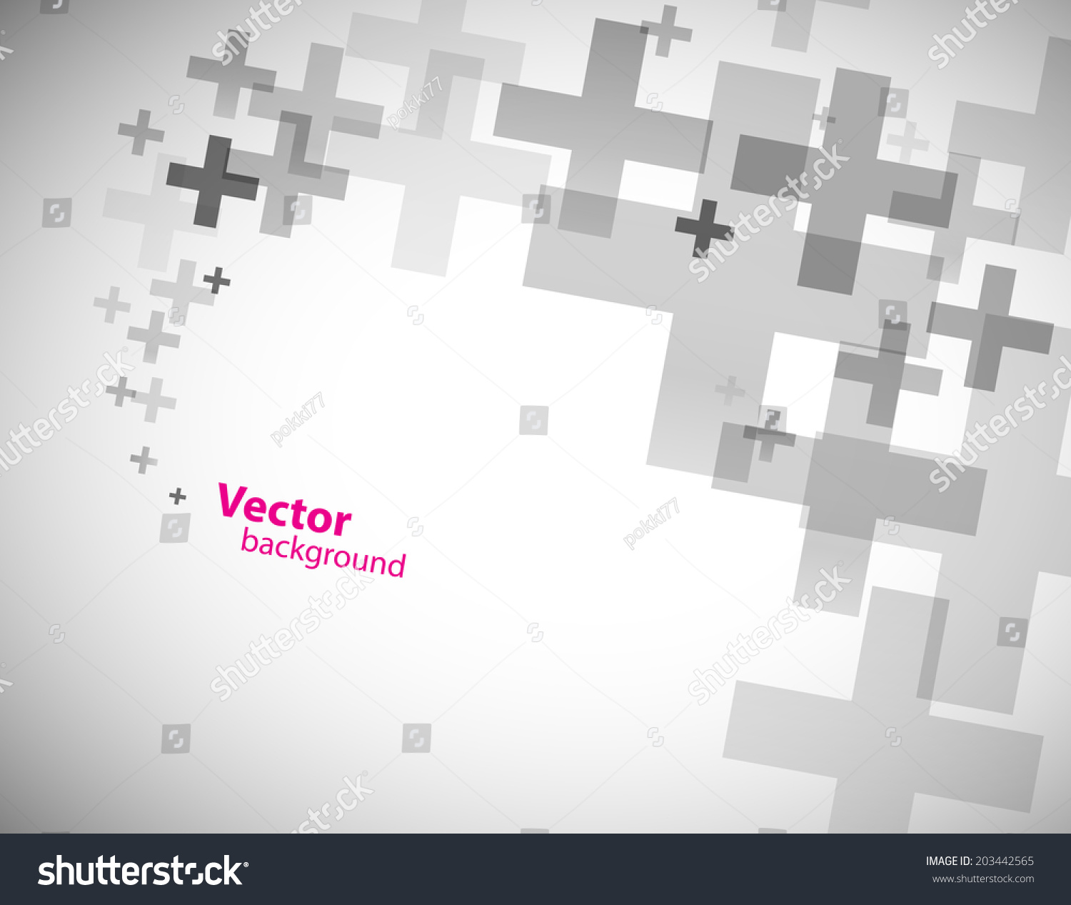 Abstract Background Created Plus Sign Stock Vector (Royalty Free ...