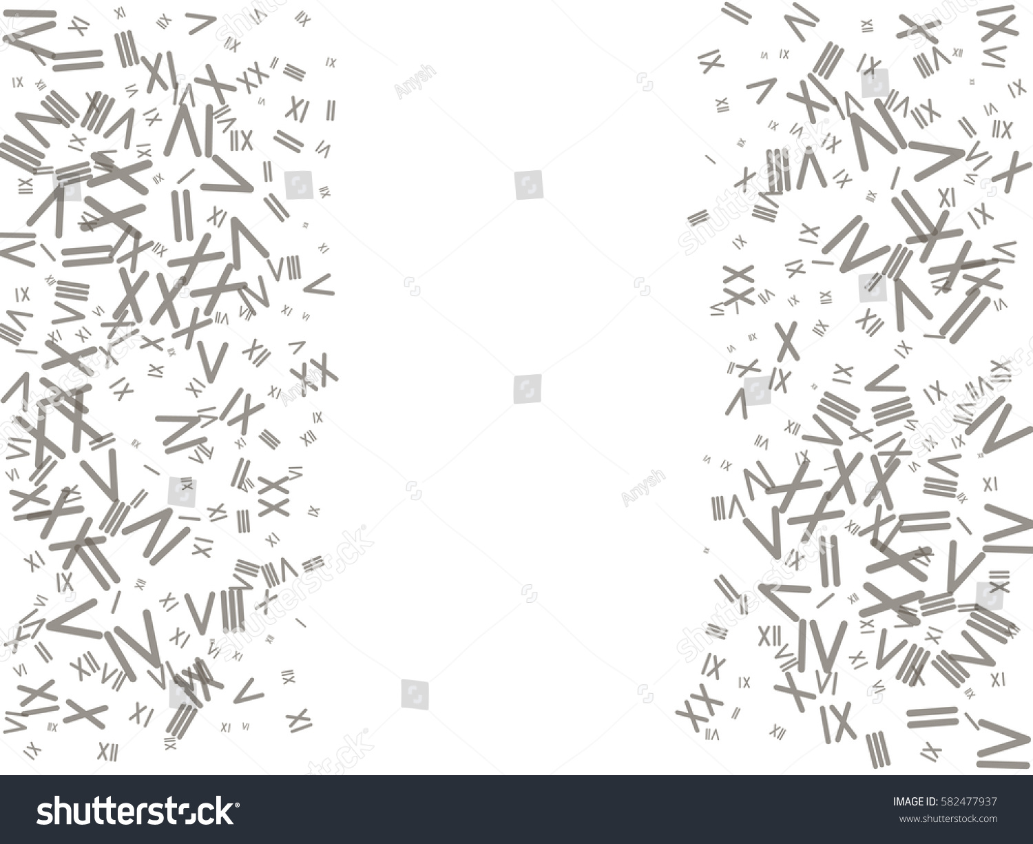 Abstract Background Documents Roman Numbers Stock Vector (Royalty Free ...