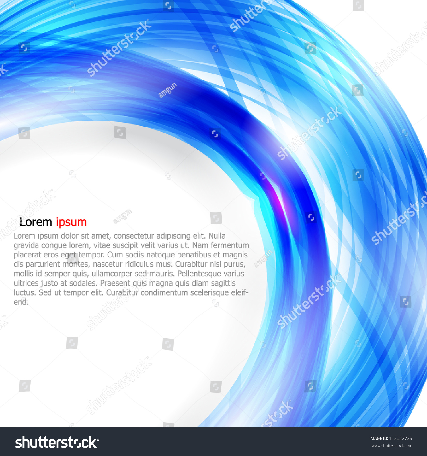 Abstract Background Blue Color Vector Stock Vector (Royalty Free ...