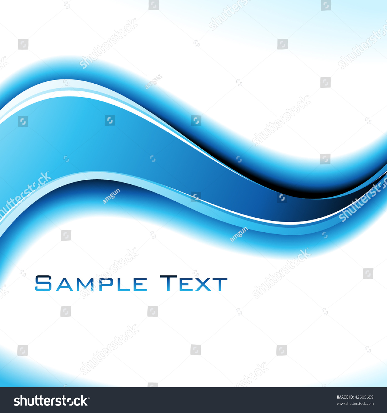 Abstract Background Blue Color Vector Stock Vector (Royalty Free) 42605659