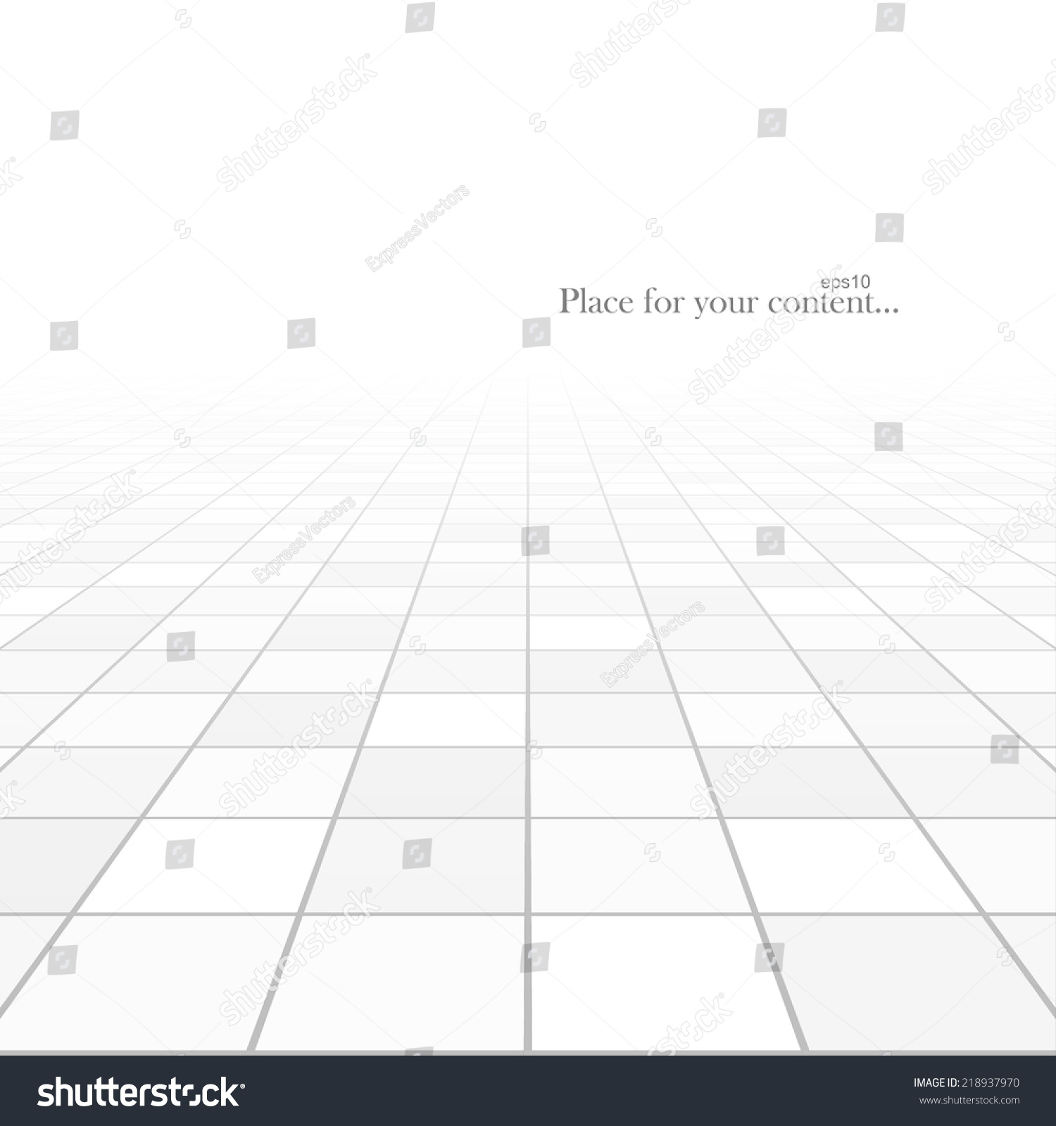 Abstract Background Perspective Tiled Floor Vector Stock Vector ...