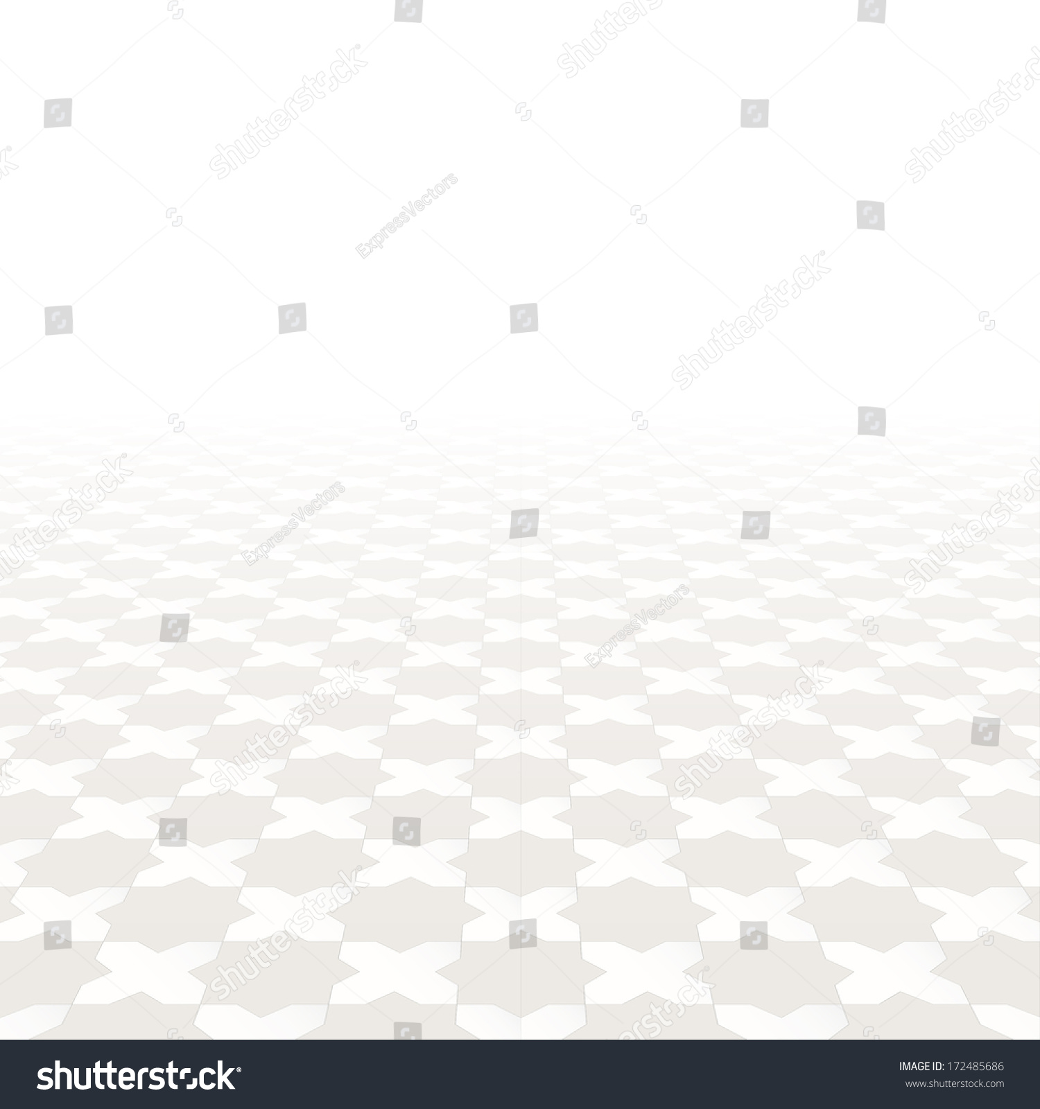Abstract Background Tiled Floor Perspective Vector Stock Vector ...
