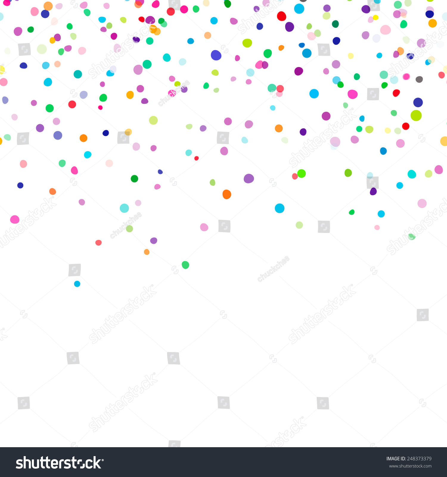 Abstract Background Falling Confetti Stock Vector (Royalty Free ...