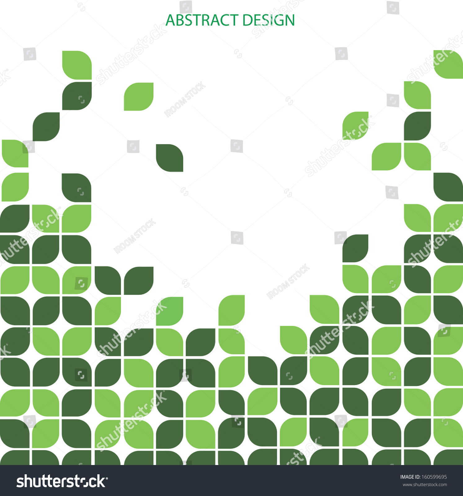 Abstract Background Leaf Design Stock Vector (Royalty Free) 160599695 ...