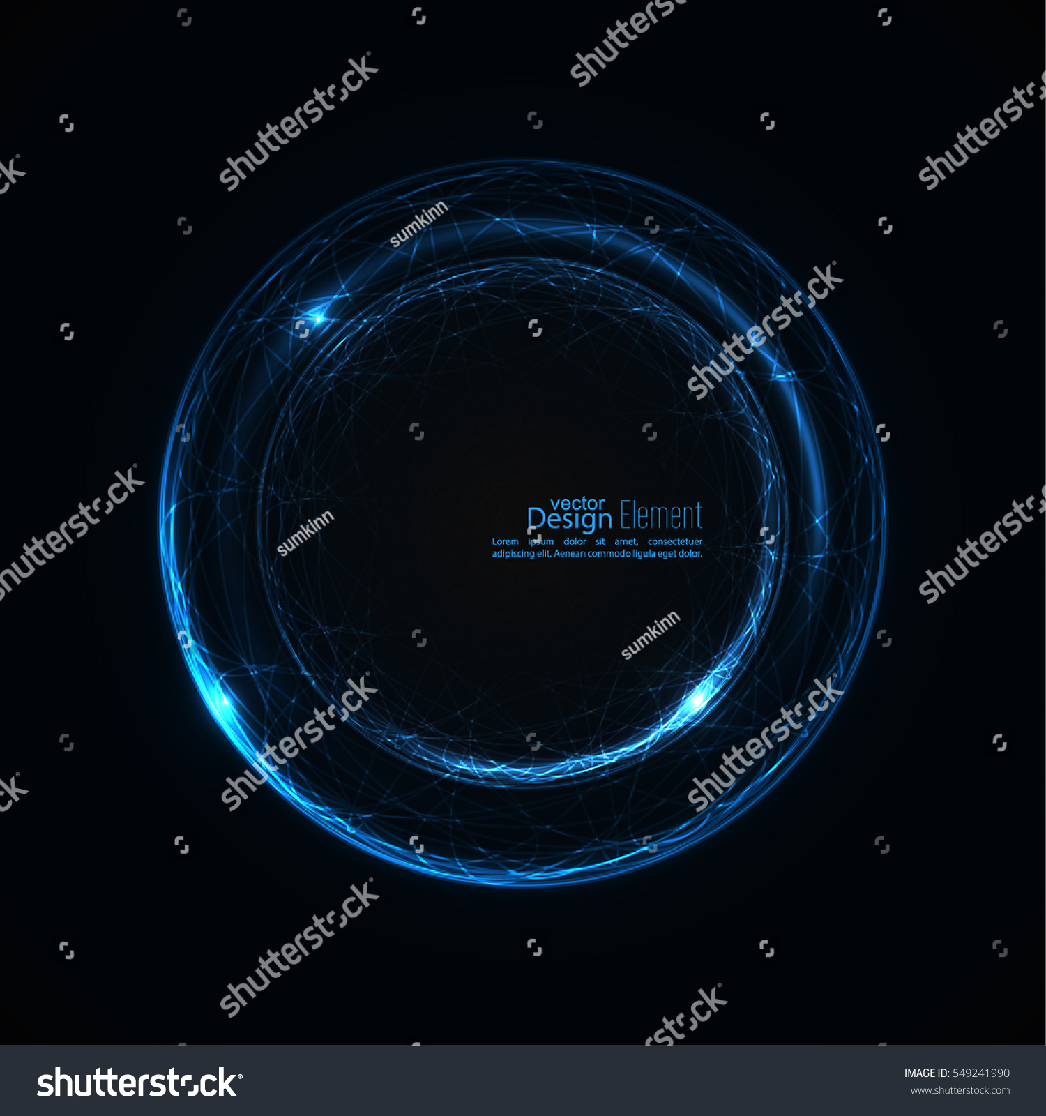 Abstract Background Luminous Swirling Backdrop Lights Stock Vector ...