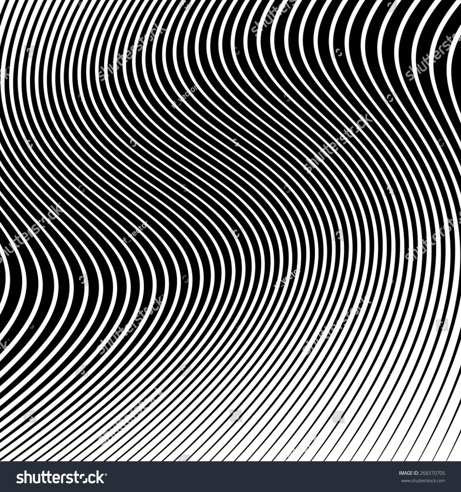 Fondo abstracto con líneas onduladas. Vector: vector de stock (libre de ...