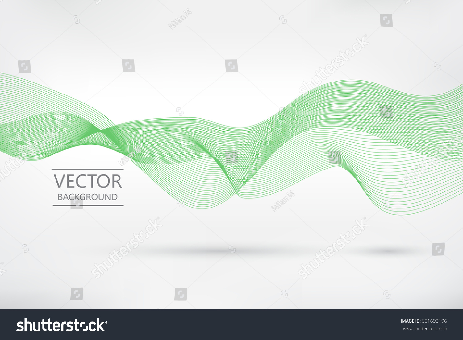 Abstract Background Wavy Shapes Stock Vector (Royalty Free) 651693196 ...