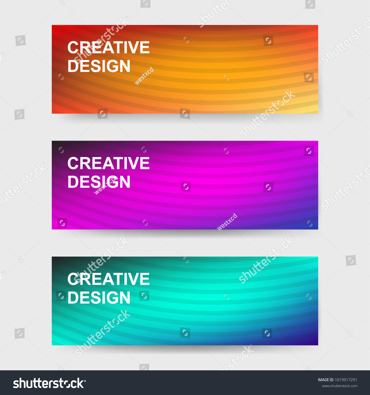 Abstract Banner Background Design Template Stock Vector (Royalty Free ...